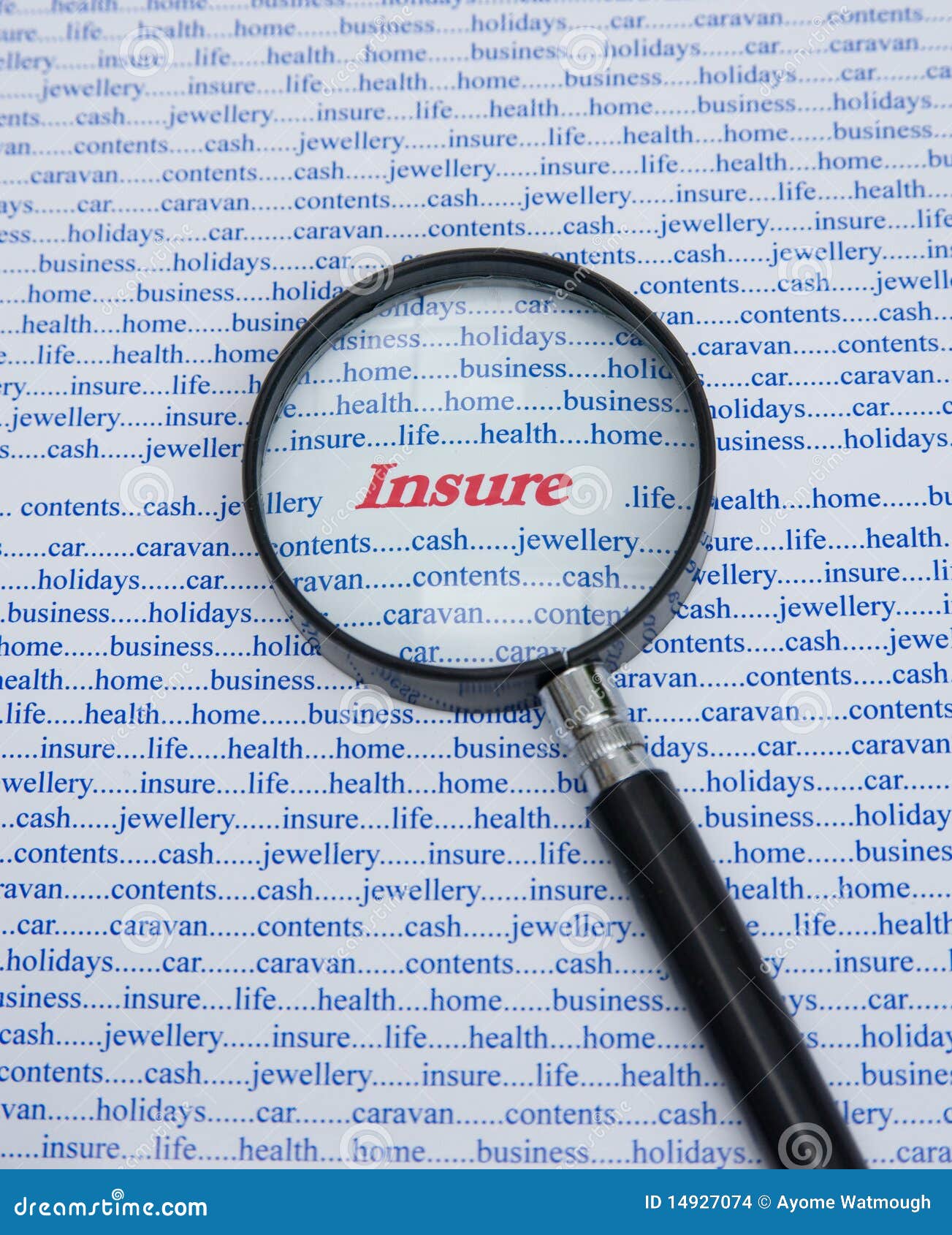 Insure: Some of the Reasons. Stock Photo - Image of alphabet, abstract ...