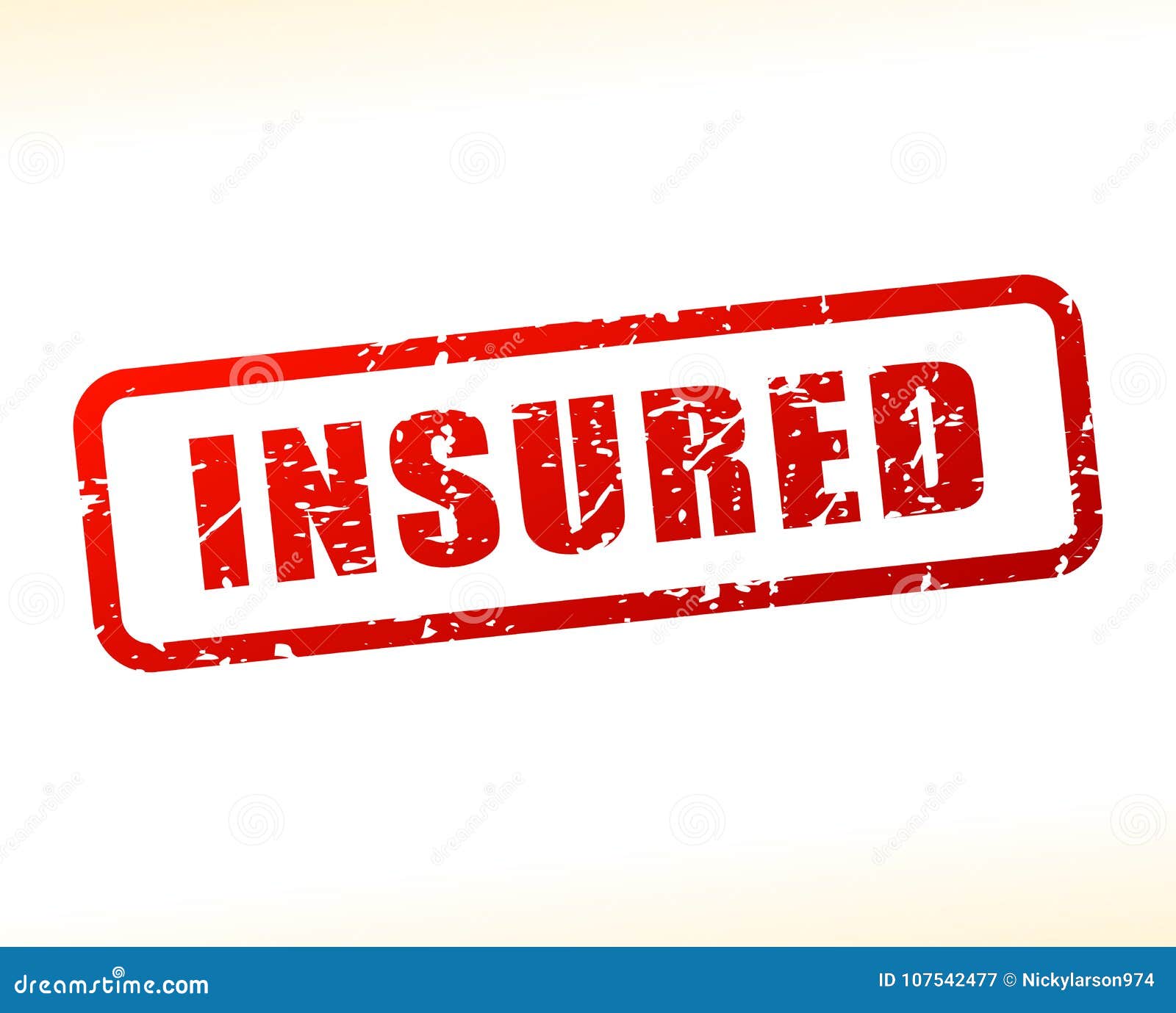 INSURED Text On Red Lines Stamp Sign Royalty-Free Stock Image ...