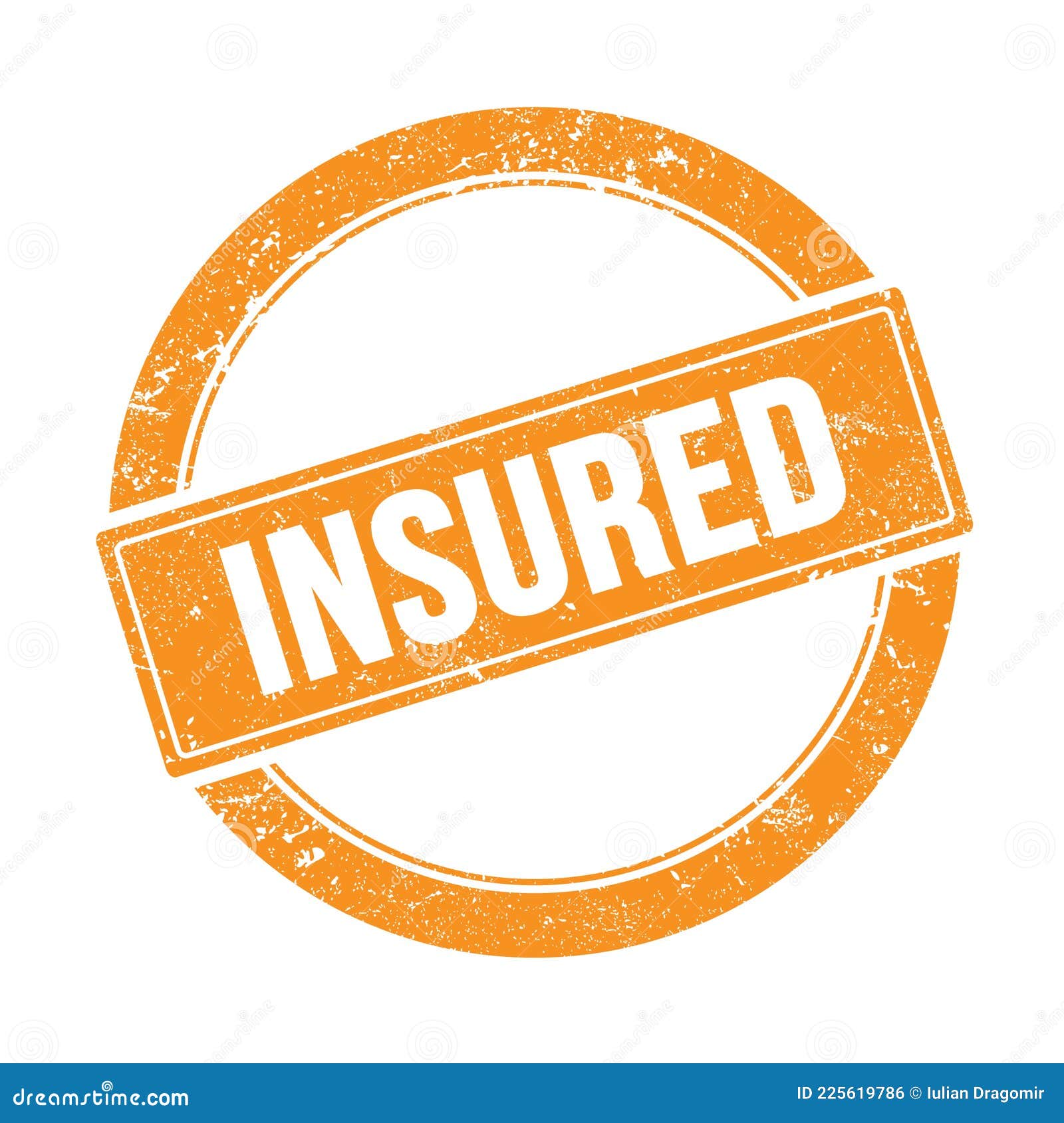 INSURED Text Written On Red Stamp Sign Royalty-Free Stock Photography ...
