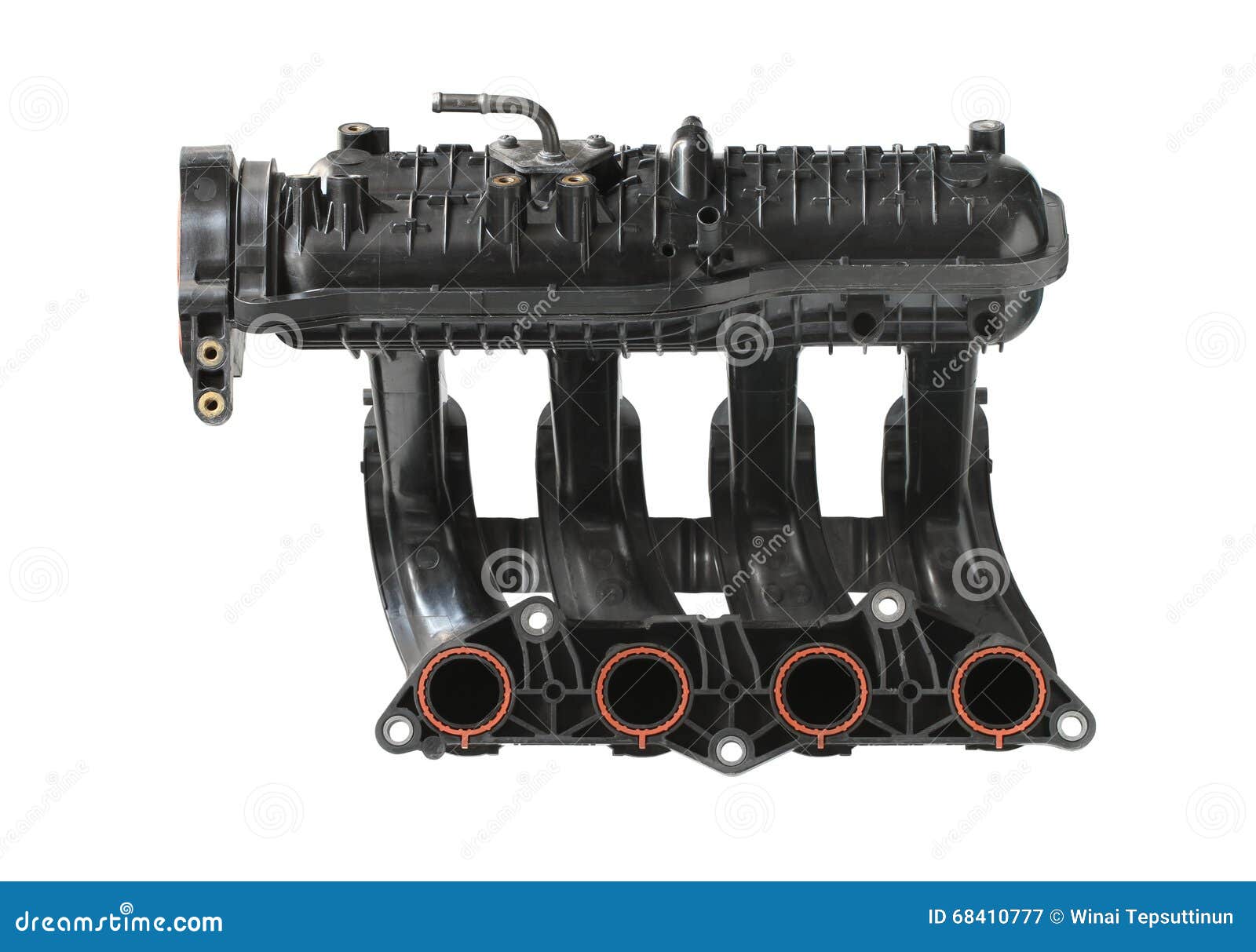 New Intake Manifold Of The Russian UAZ Car, Isolated On A White ...