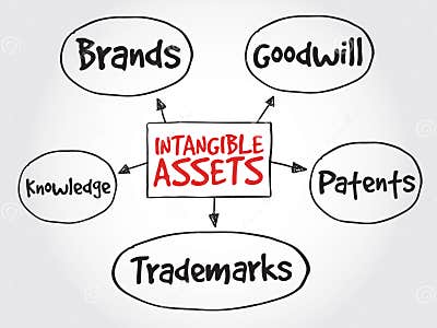 Intangible Assets Types, Strategy Mind Map Stock Illustration ...