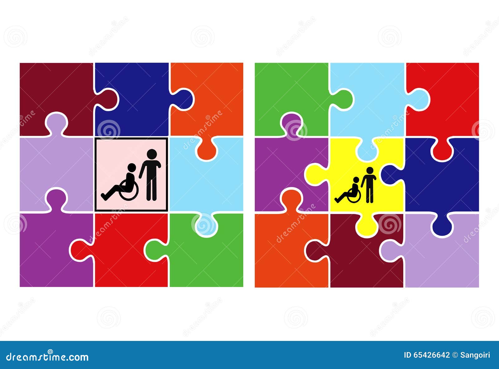 Integración e inclusión stock de ilustración. Ilustración de método ...