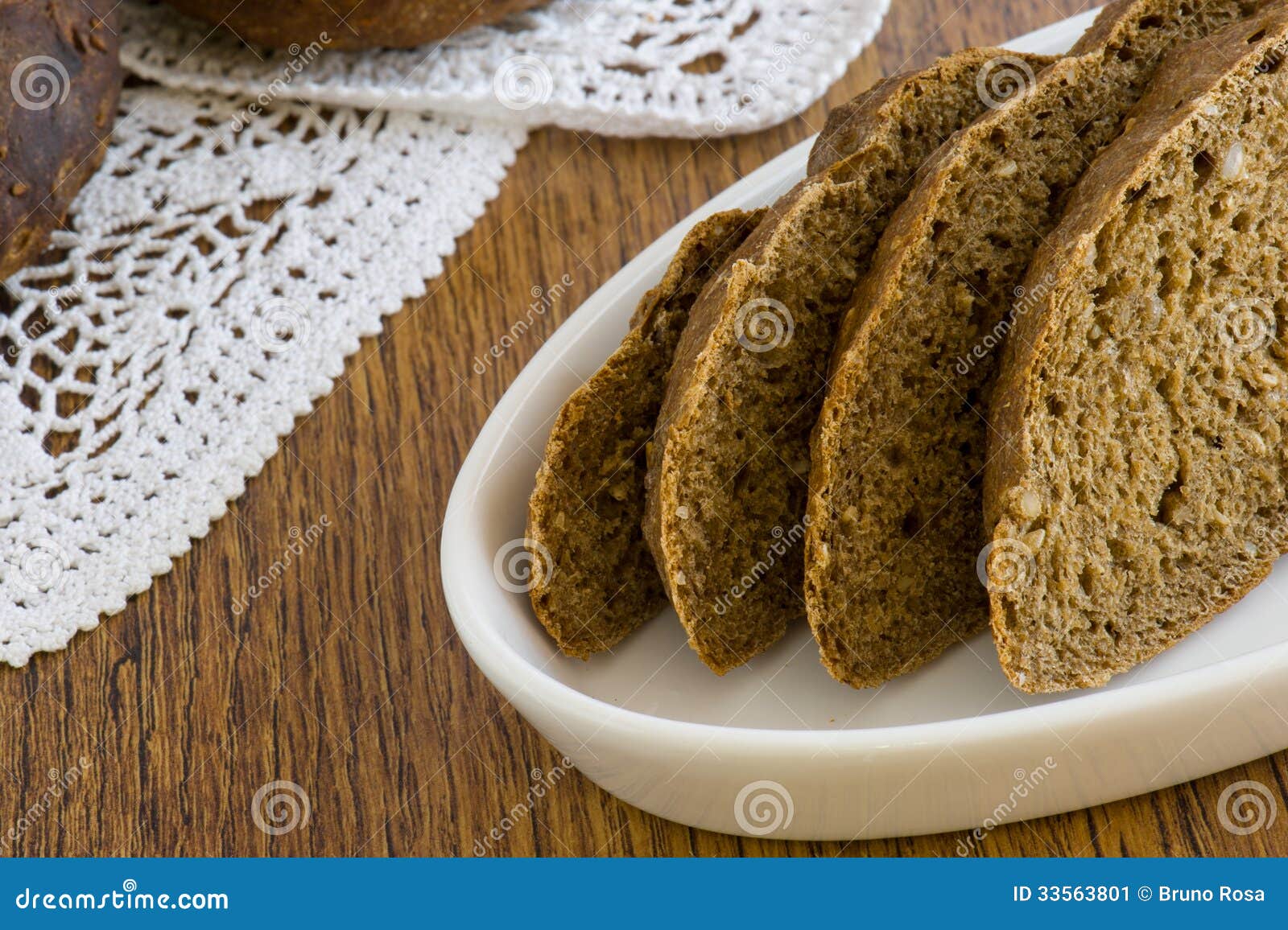 Integral bread stock image. Image of flour, mediterranean - 33563801