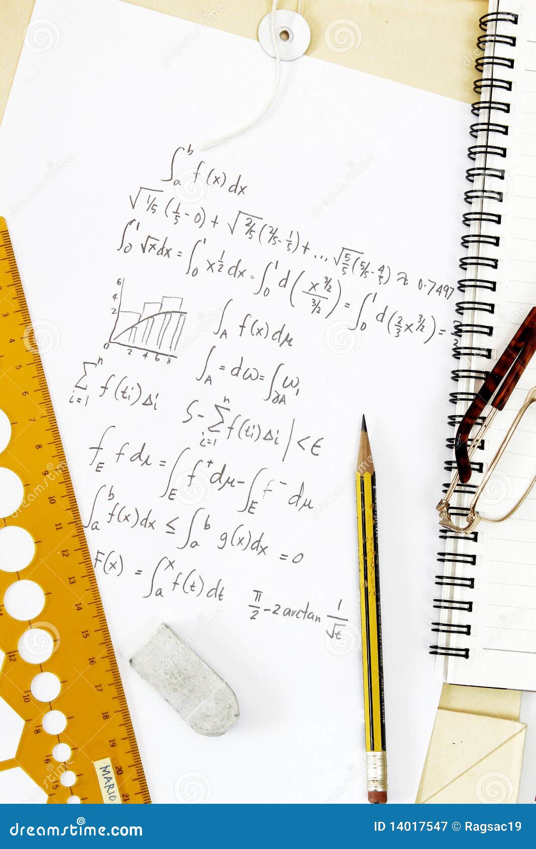 Integral calculus stock image. Image of computation, area - 14017547