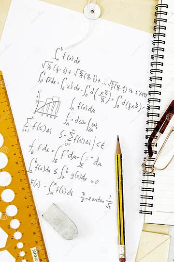 Integral calculus stock image. Image of computation, area - 14017547