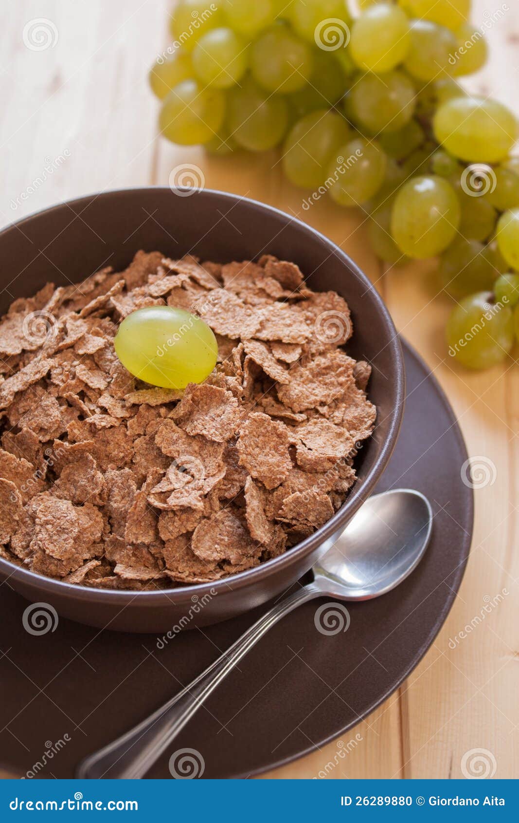 Integral Cereal Flakes for Breakfast Stock Photo - Image of healthy ...