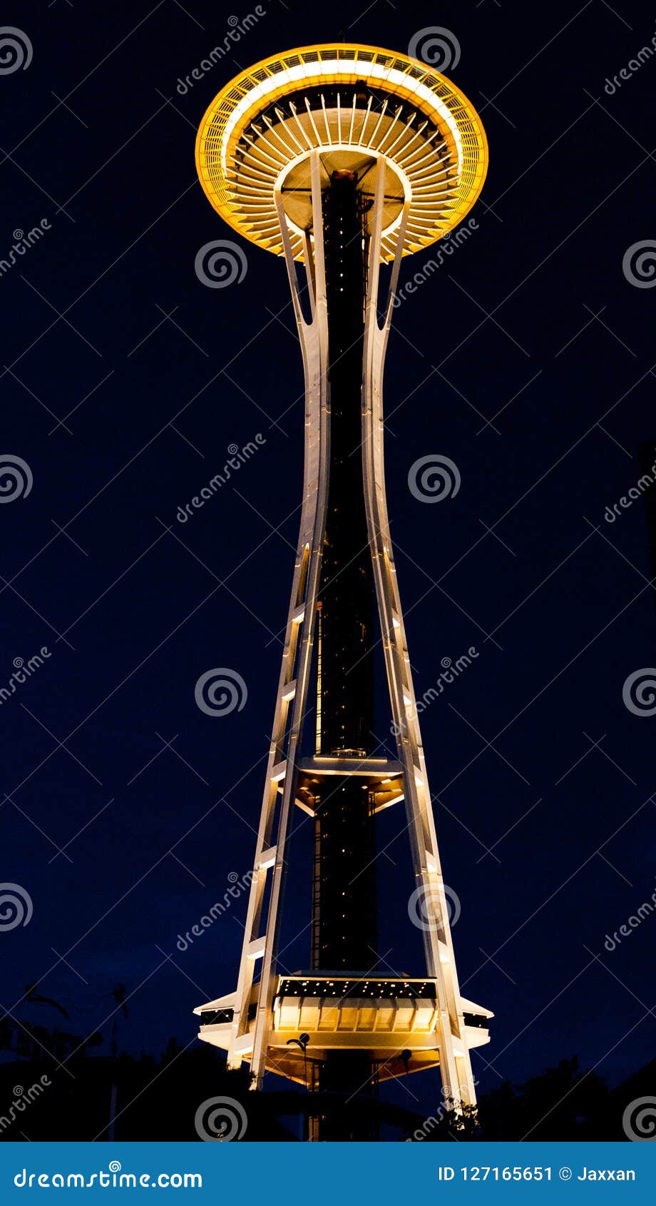 Integral De Aguja Del Espacio De Seattle Foto editorial - Imagen de ...