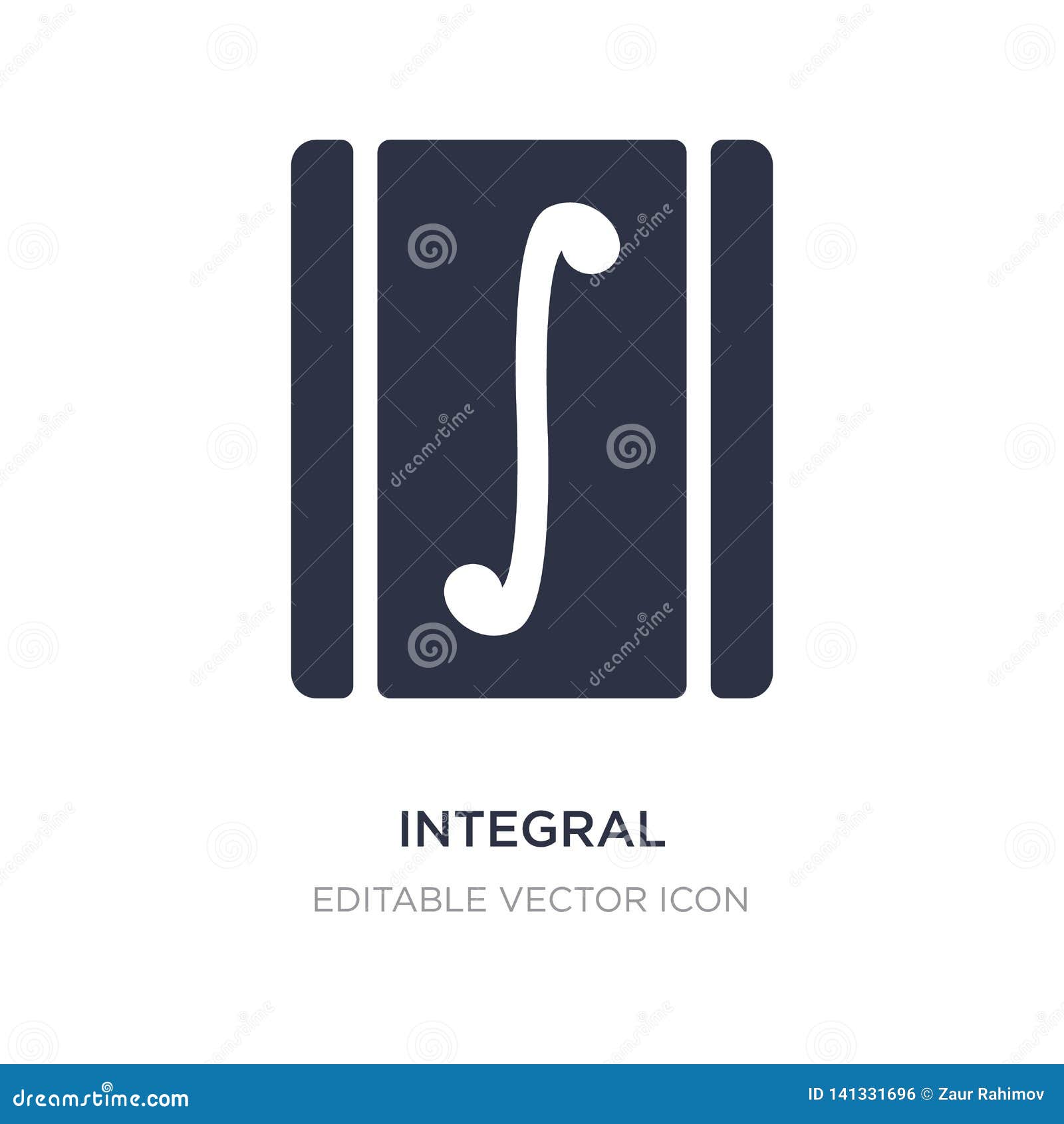 Integral Symbol. Cartoon Vector | CartoonDealer.com #184509041