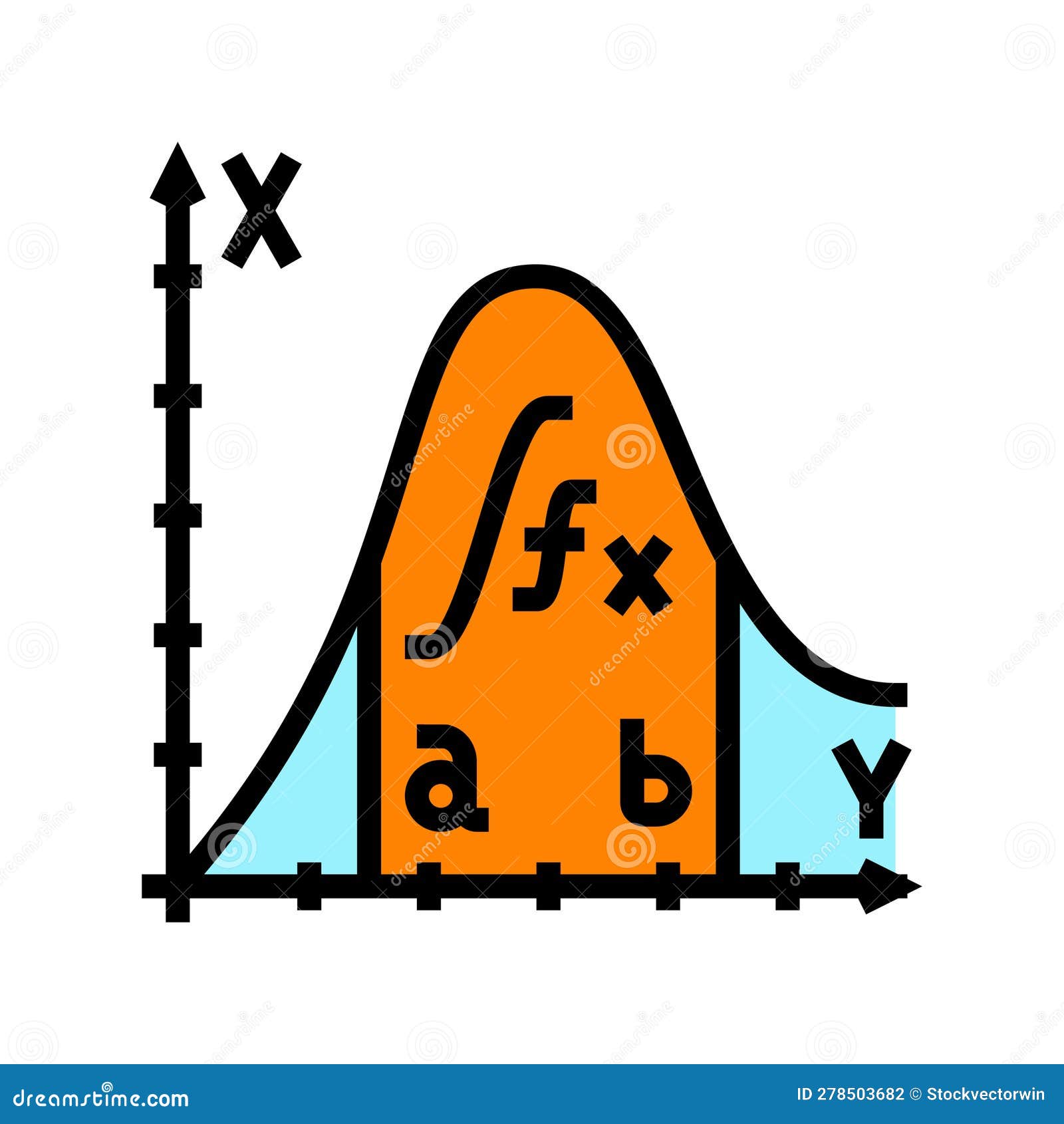 Integral Math Science Education Icon Doodle Illustration Cartoon Vector ...