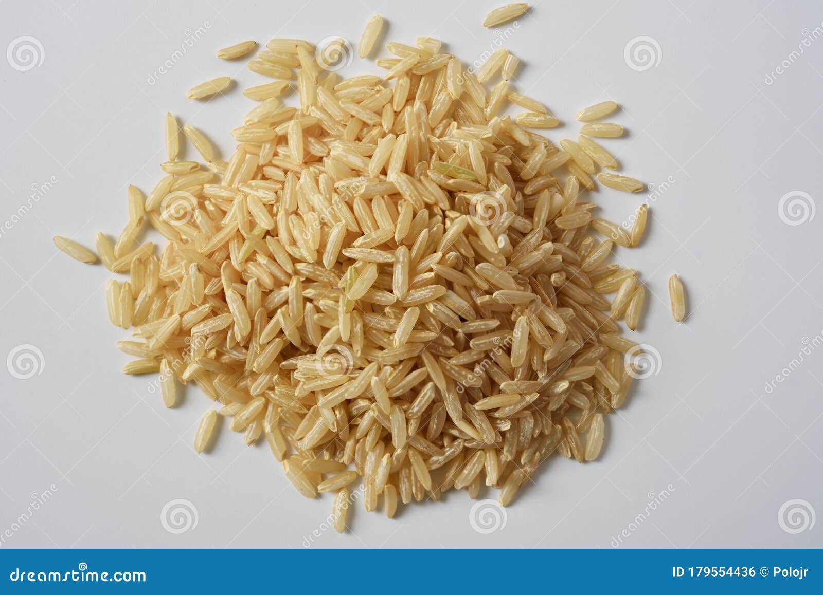 Small brown rice mound stock photo. Image of food, rice - 179554436