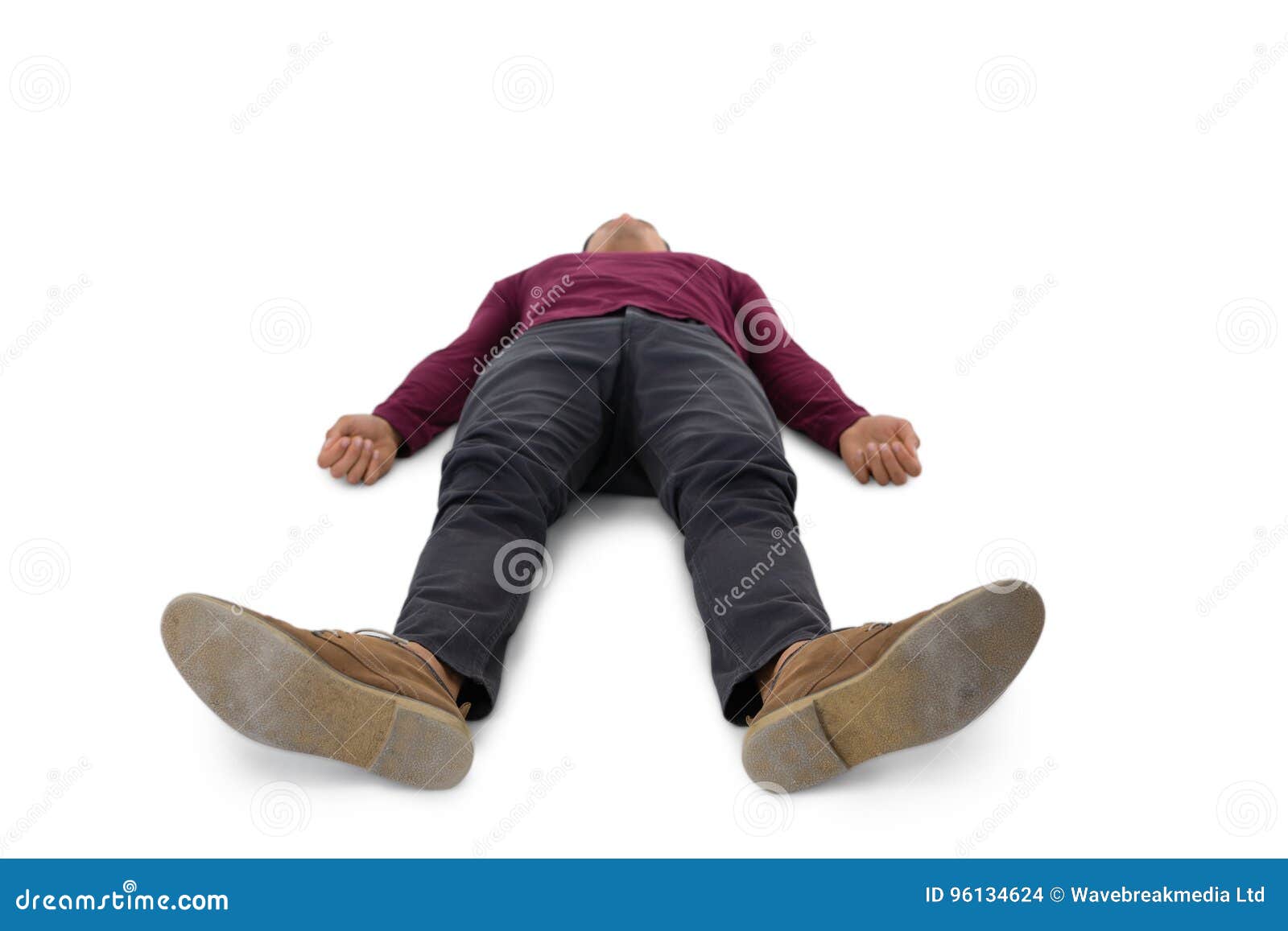 Integrale Di Riposarsi Dell'uomo Fotografia Stock - Immagine di giù ...