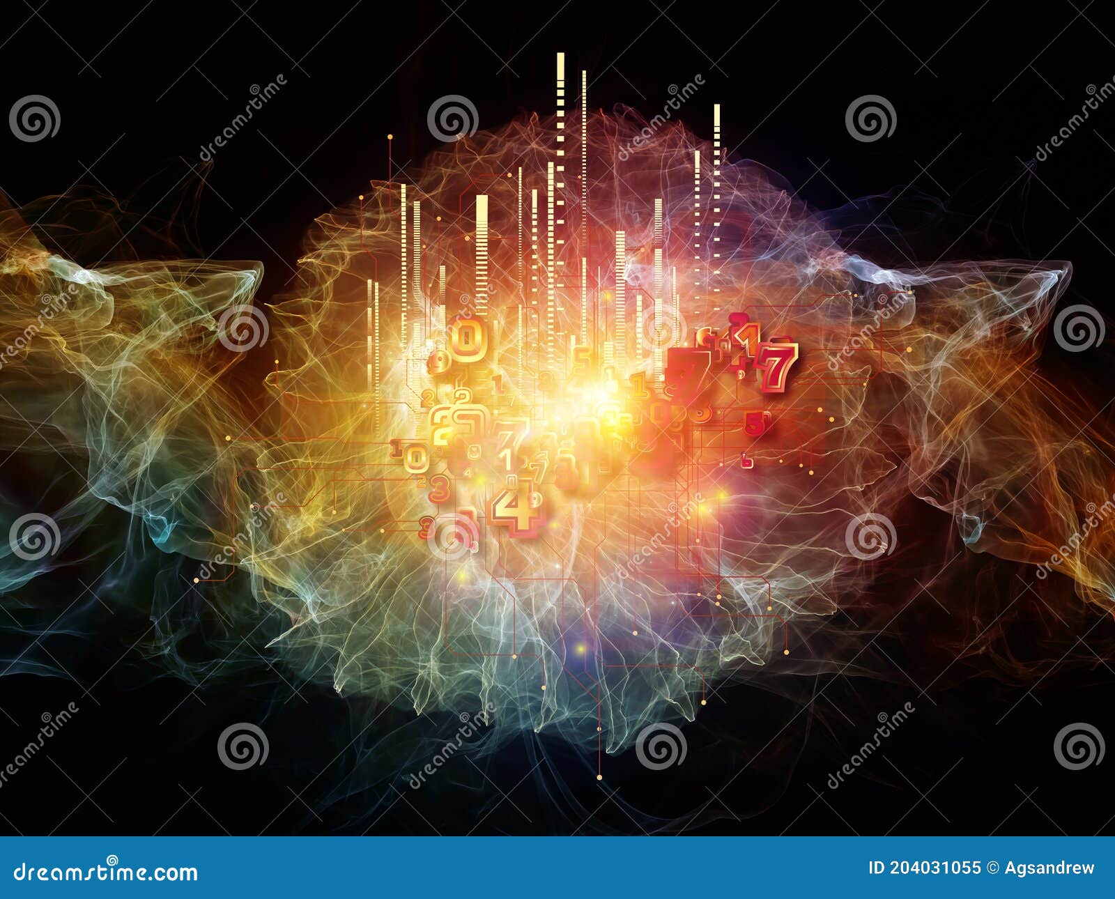 Integrals of Life stock illustration. Illustration of modern - 204031055