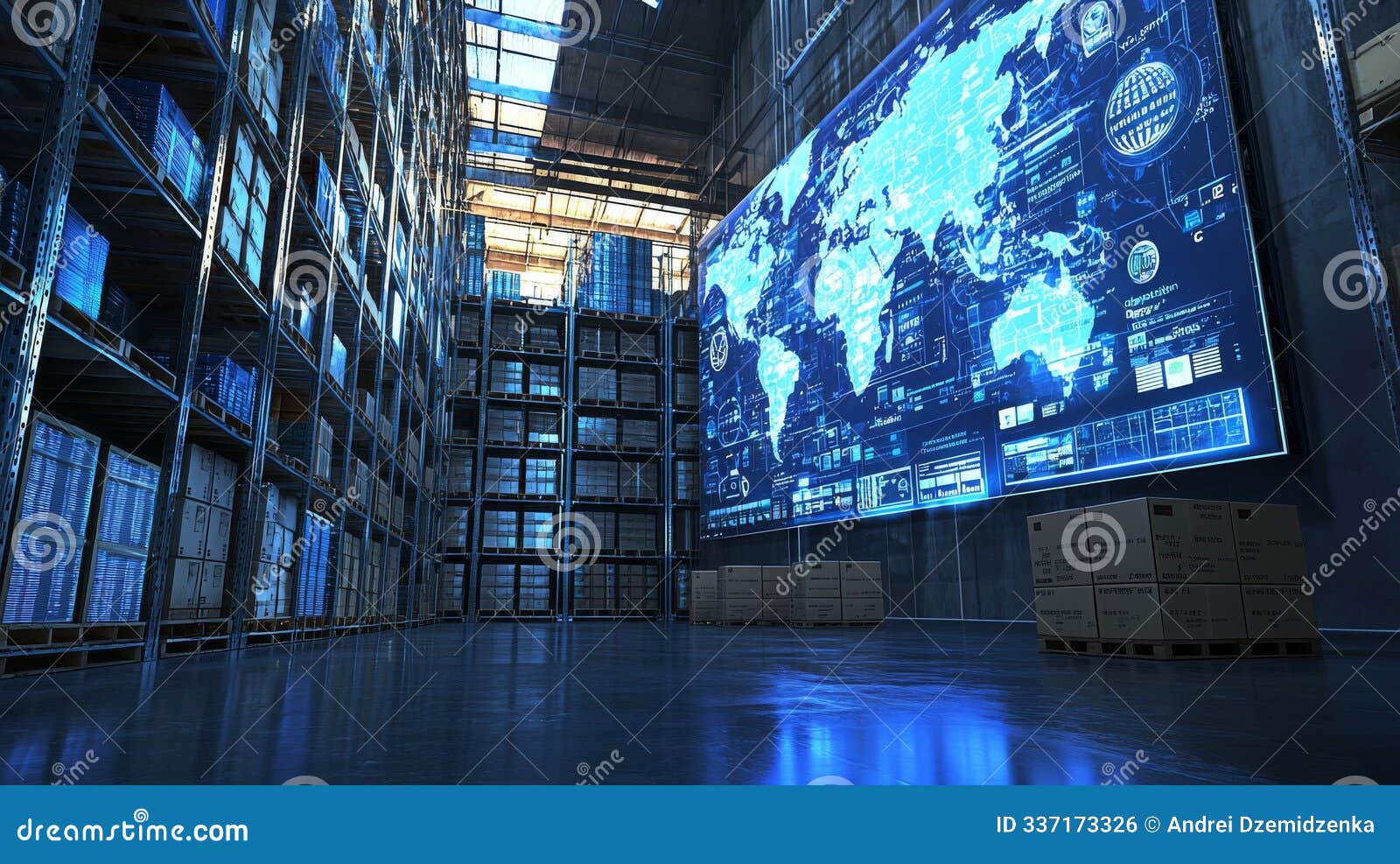 Integrated Augmented Reality Warehouse Control System, Holographic ...