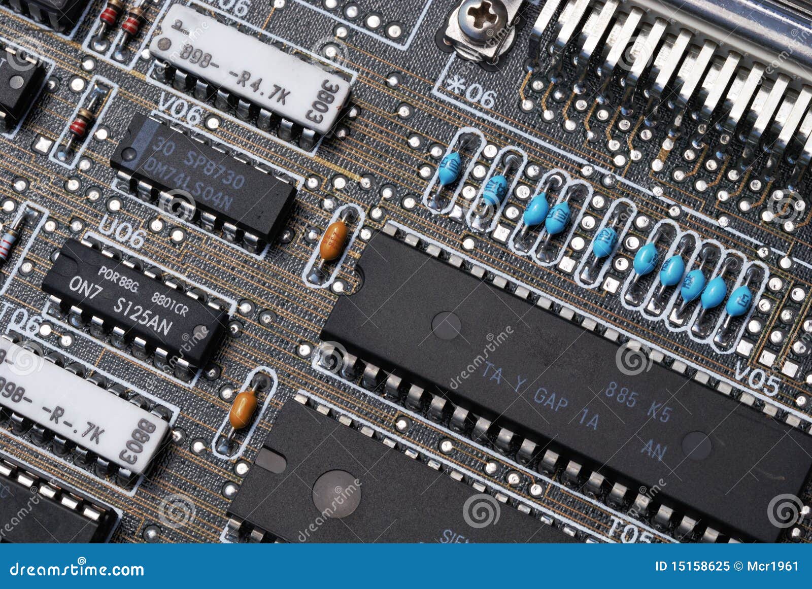 Integrated circuit 2 stock image. Image of engineering - 15158625