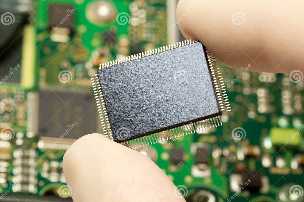 Integrated circuit stock photo. Image of component, circuit - 23919030