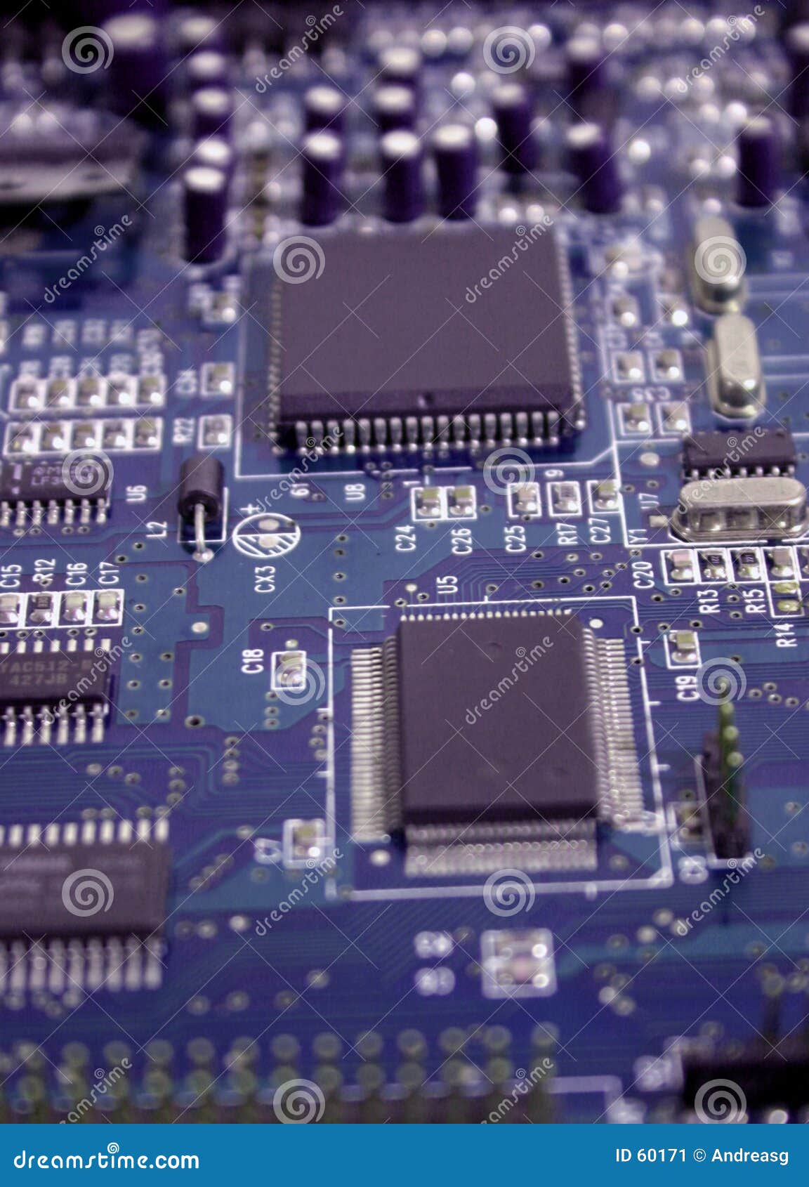 Integrated circuit 3 stock image. Image of resistor, semiconductor - 60171