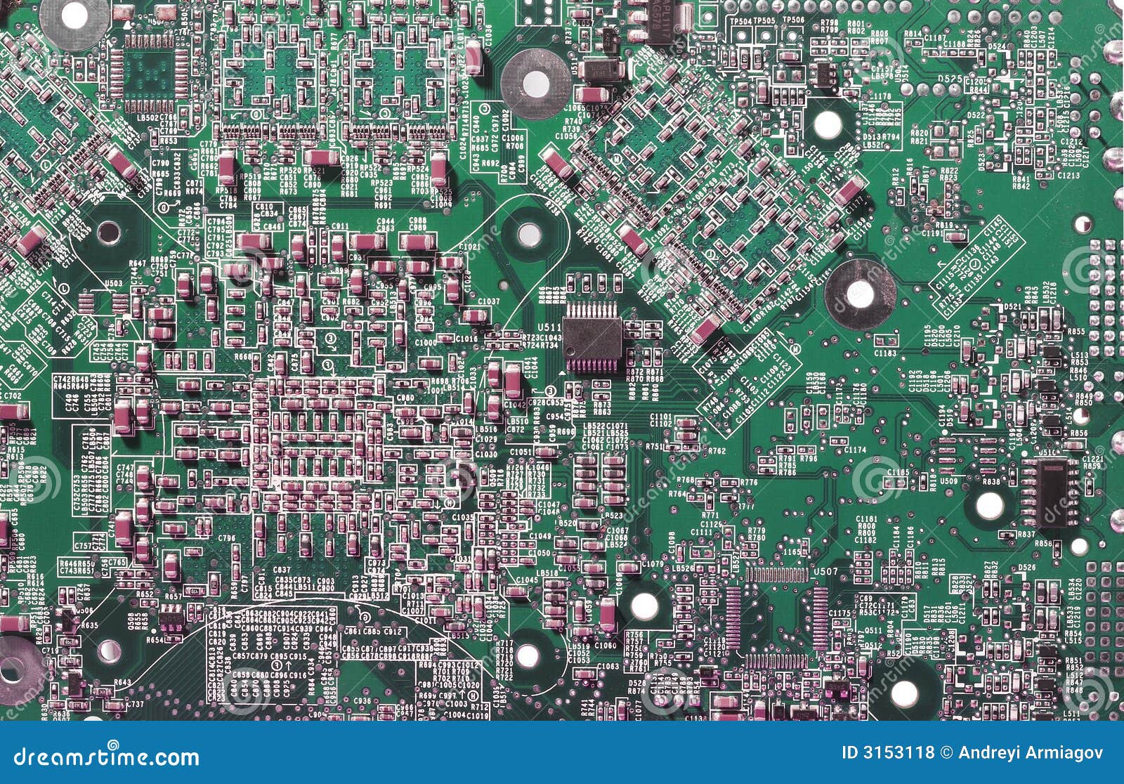 Integrated circuit stock photo. Image of electronics, communications ...