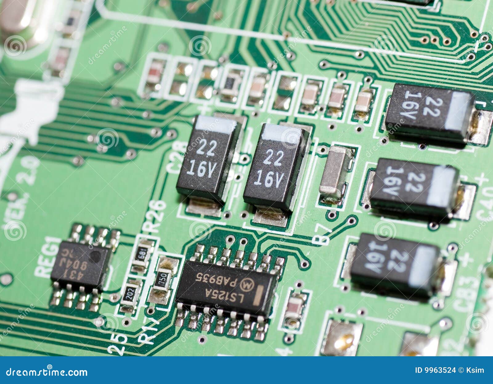 Integrated Circuit stock photo. Image of solder, computer - 9963524