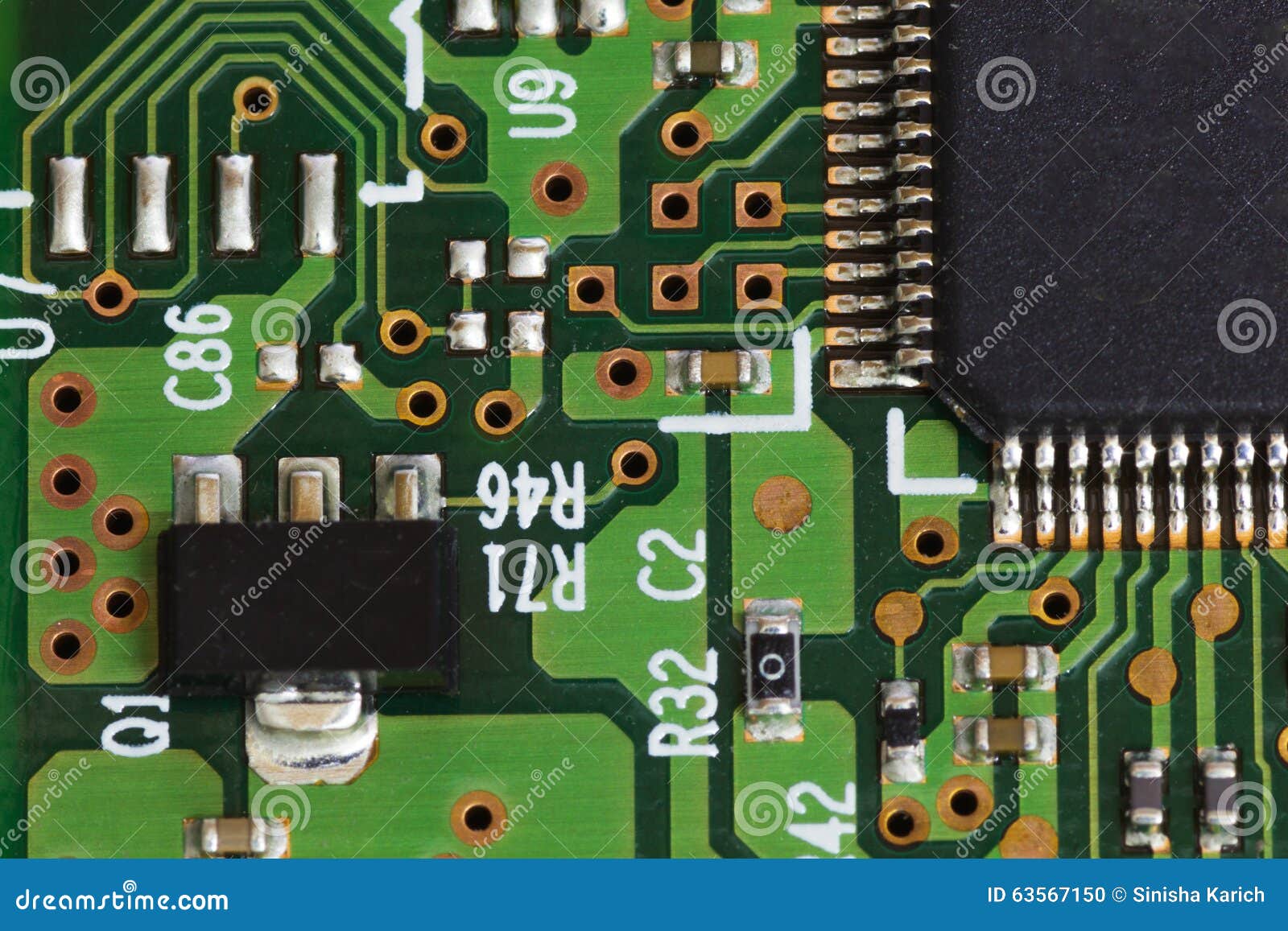 Integrated Circuit Background Stock Photo - Image of connector, chip ...