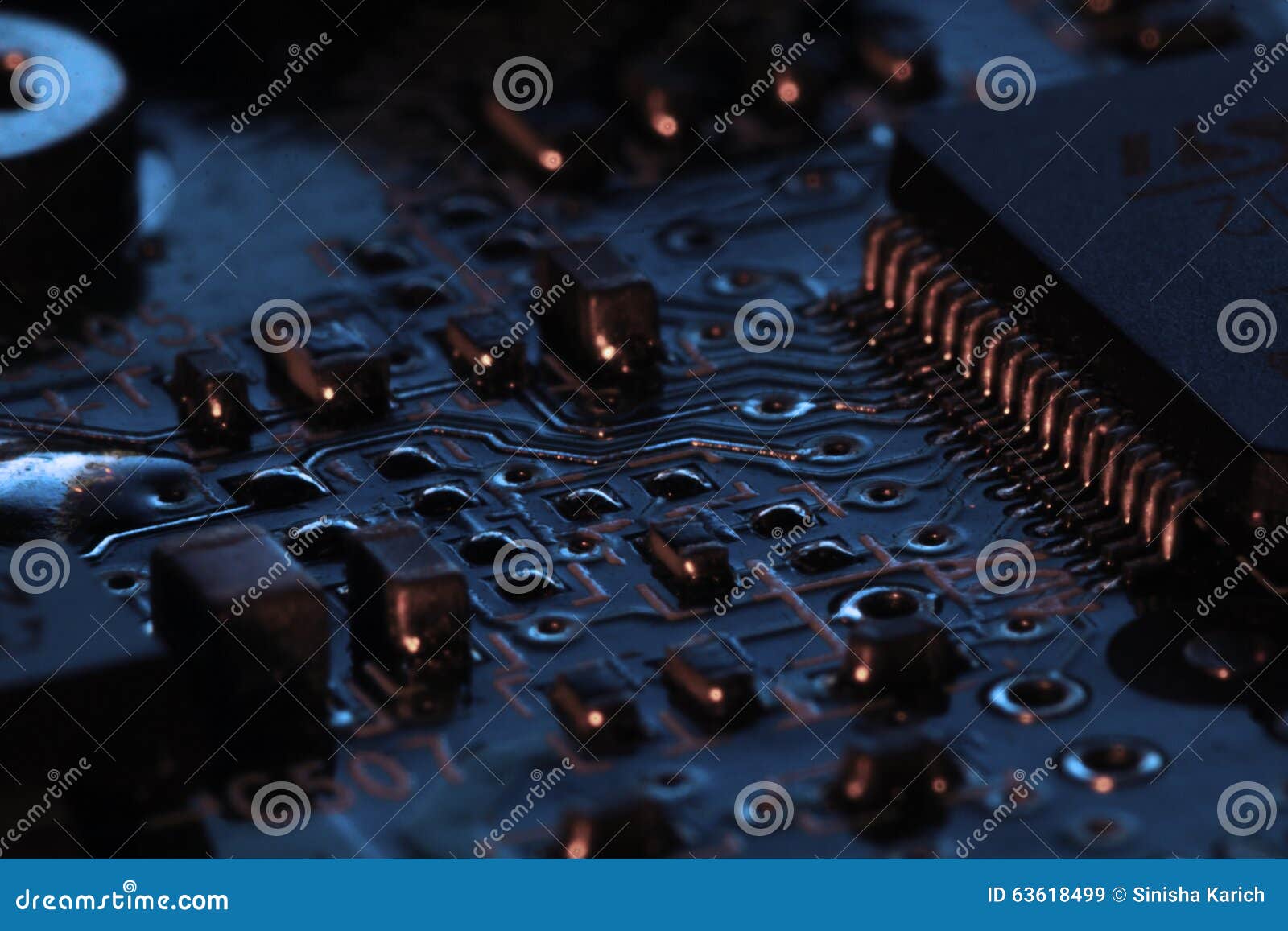 Integrated Circuit Background Stock Image - Image of circuit ...