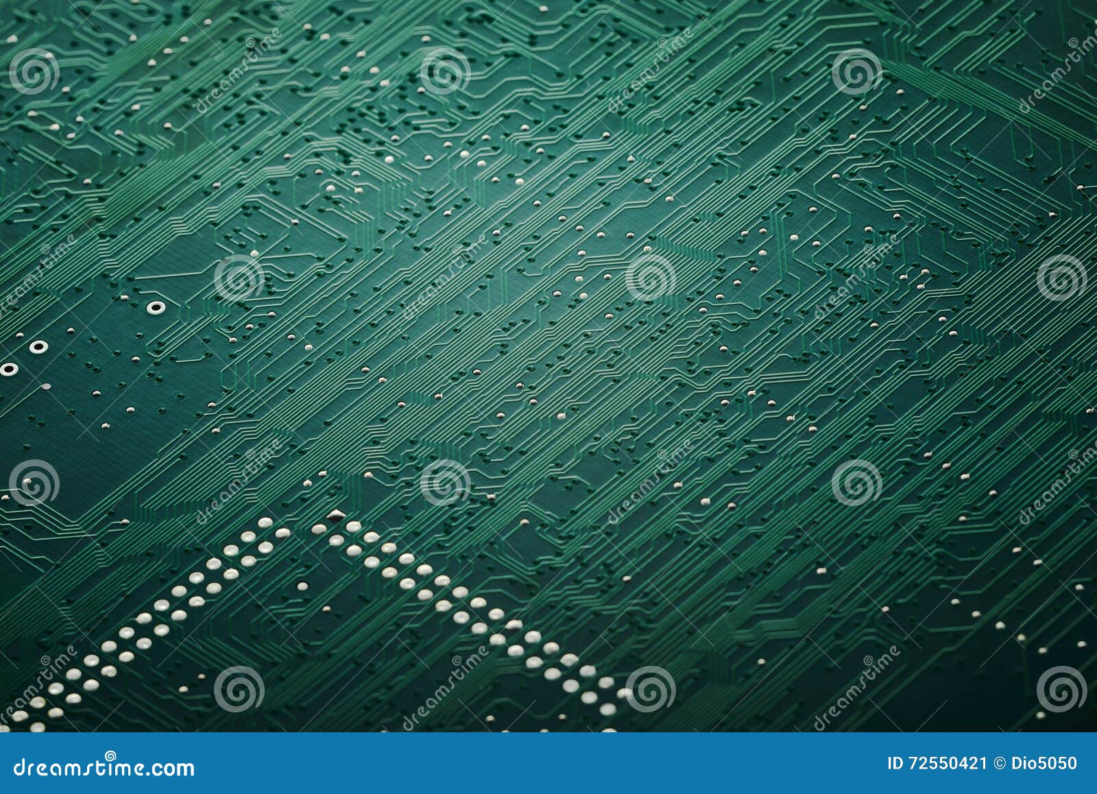 Integrated Circuit Board Macro Stock Image - Image of computer ...