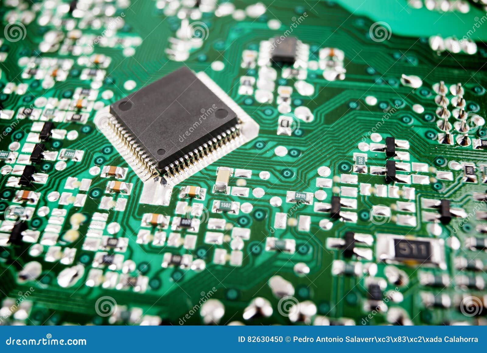 Integrated circuit stock photo. Image of card, digital - 82630450