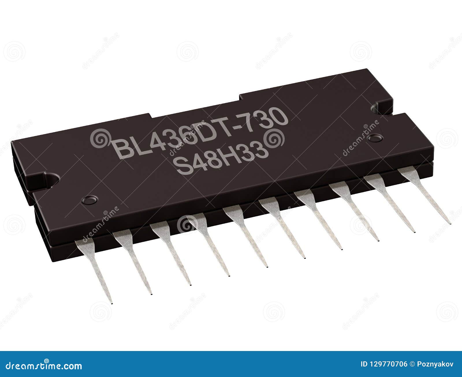 Integrated Circuit Digital Computer Parts. Logic Electronic Micro Chip ...