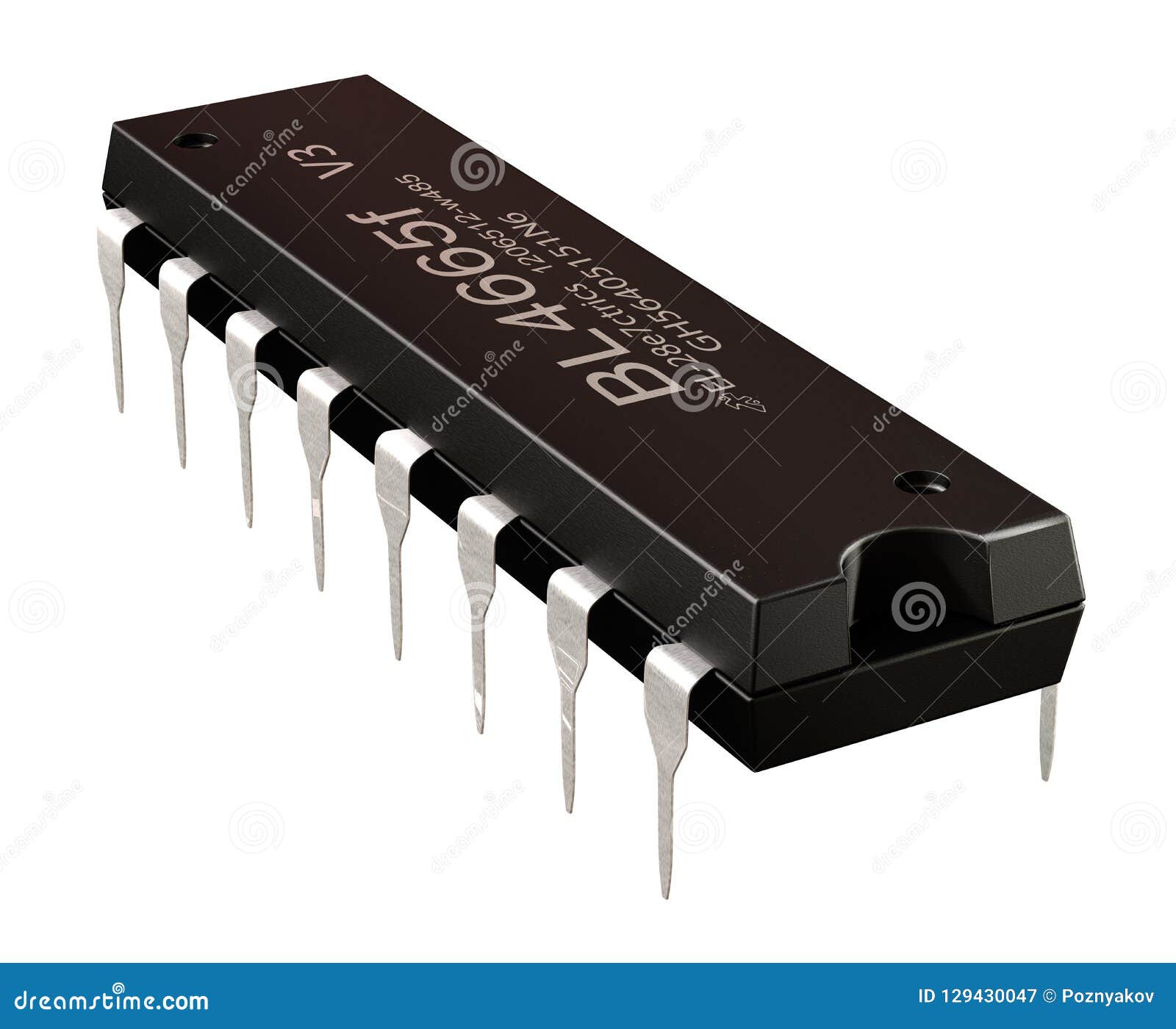 Integrated Circuit or Micro Chip 16 Order Pin 2 Sections Circuit Design ...