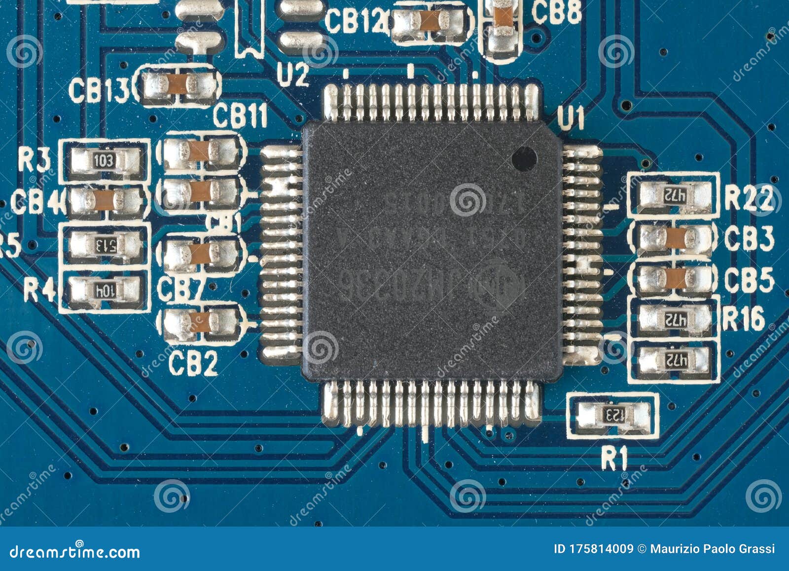 Miniature Electronic Unit With Screen And High-frequency Coaxial ...