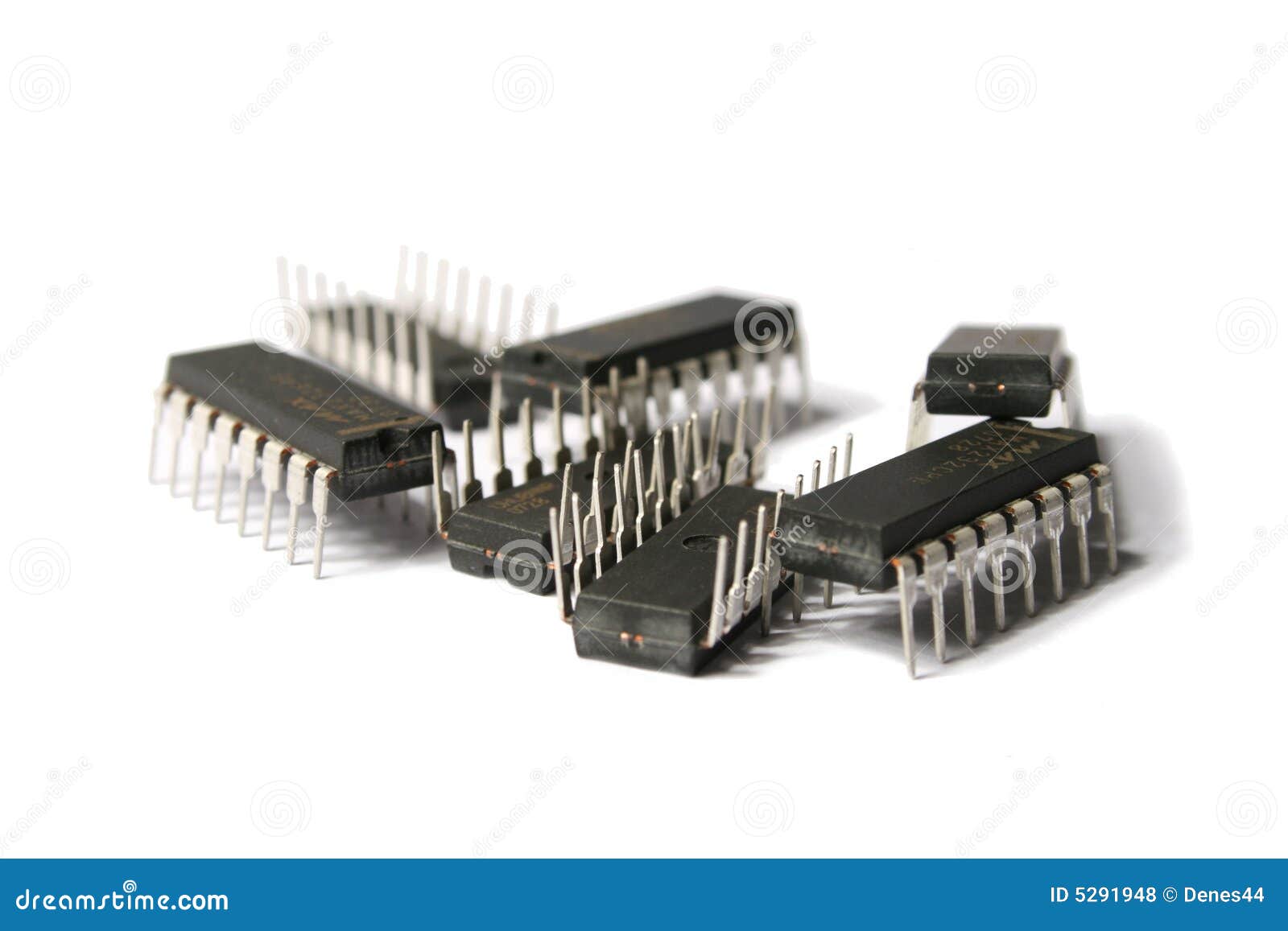 Integrated circuits stock photo. Image of electrical, science - 5291948