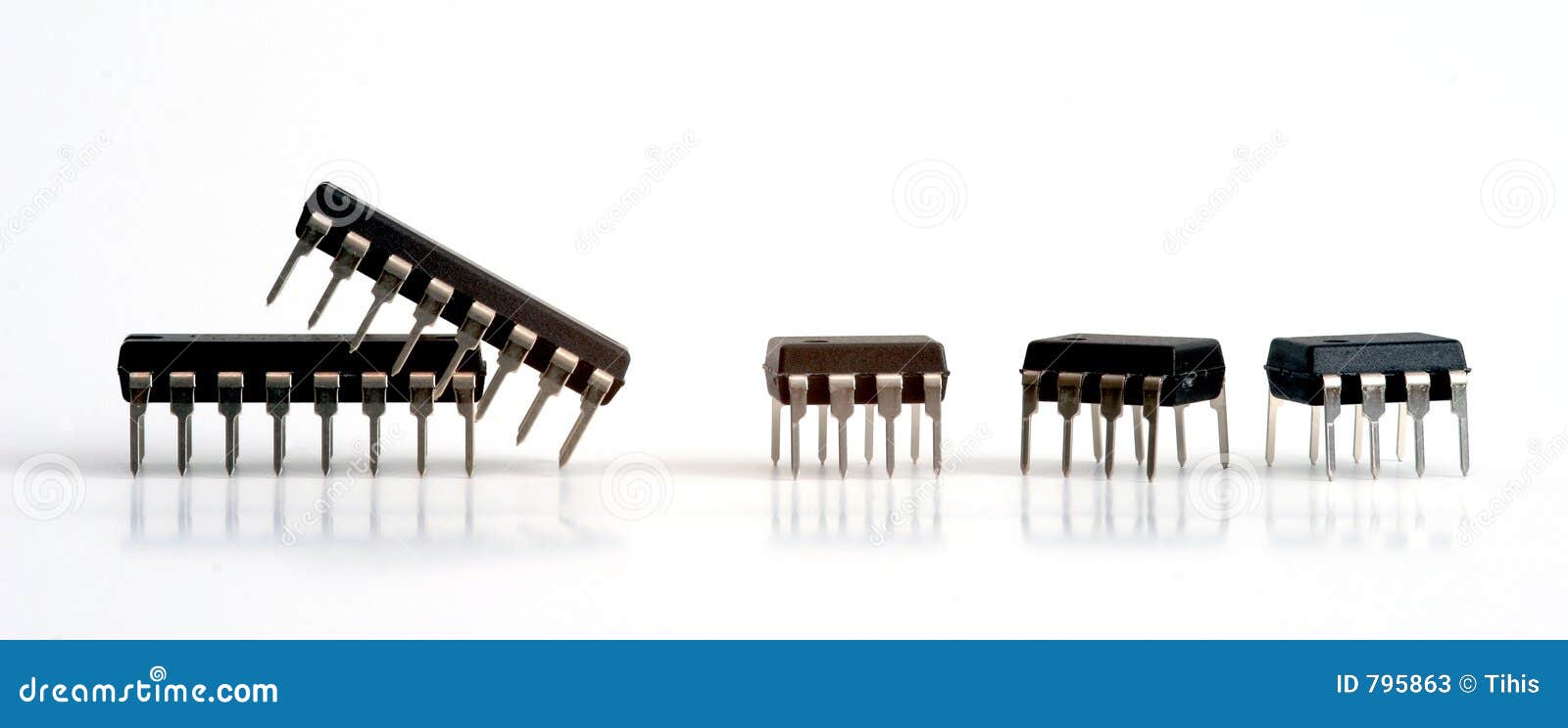 Integrated circuits stock image. Image of born, digital - 795863