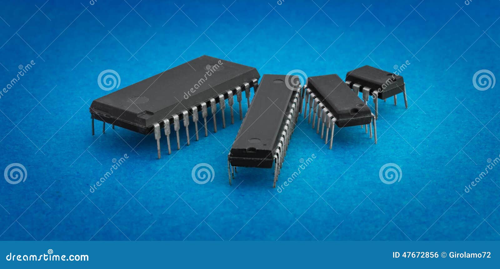 Integrated circuits stock photo. Image of circuits, idea - 47672856