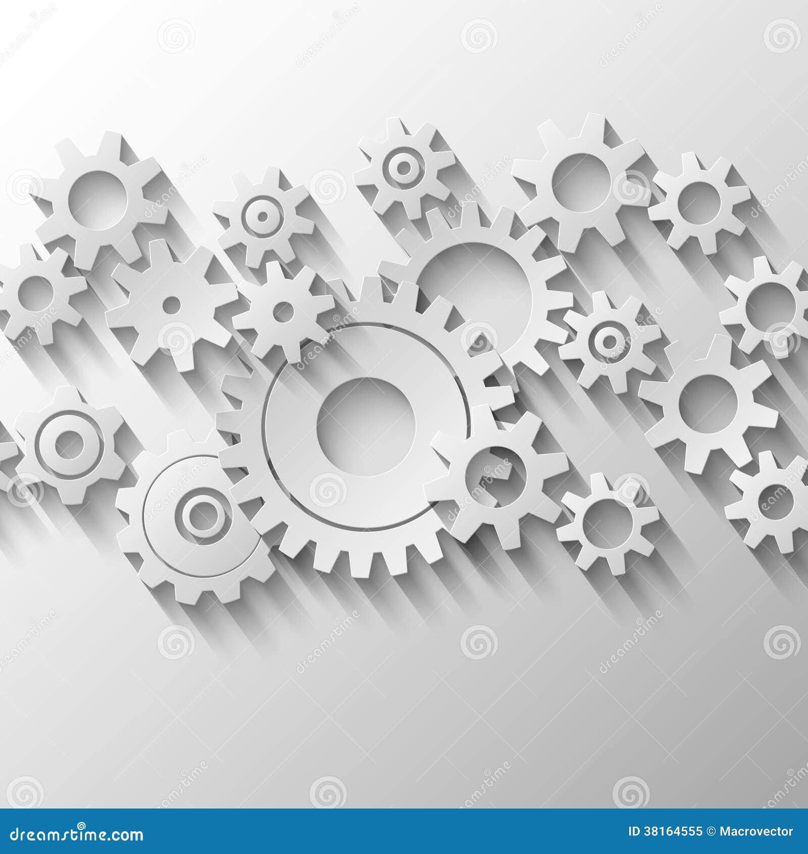 Integrated Cogs and Gears Emblem Stock Vector - Illustration of ...