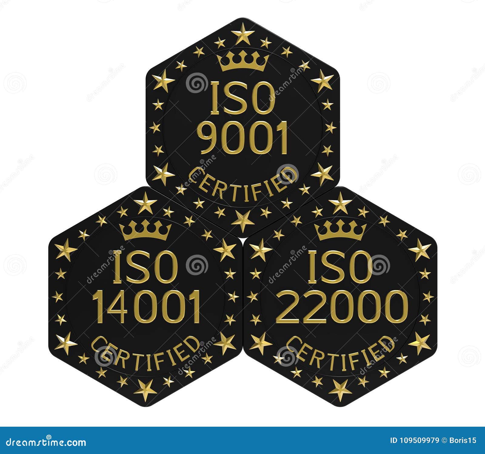 Integrated Management System 3D Render Stock Illustration ...