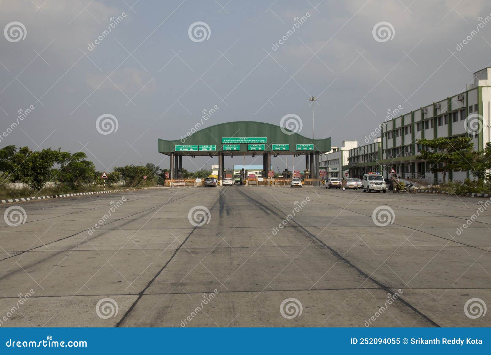 An Integrated Modern Check Post on the National Highway Editorial Image ...