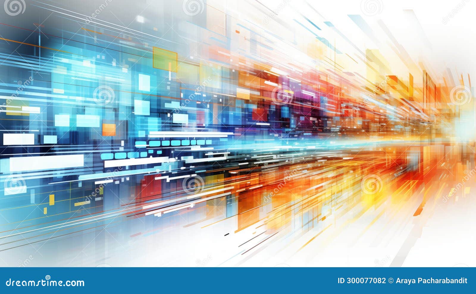 Integrated Tech Backdrop Illustrating Dynamic and Creative Connectivity ...