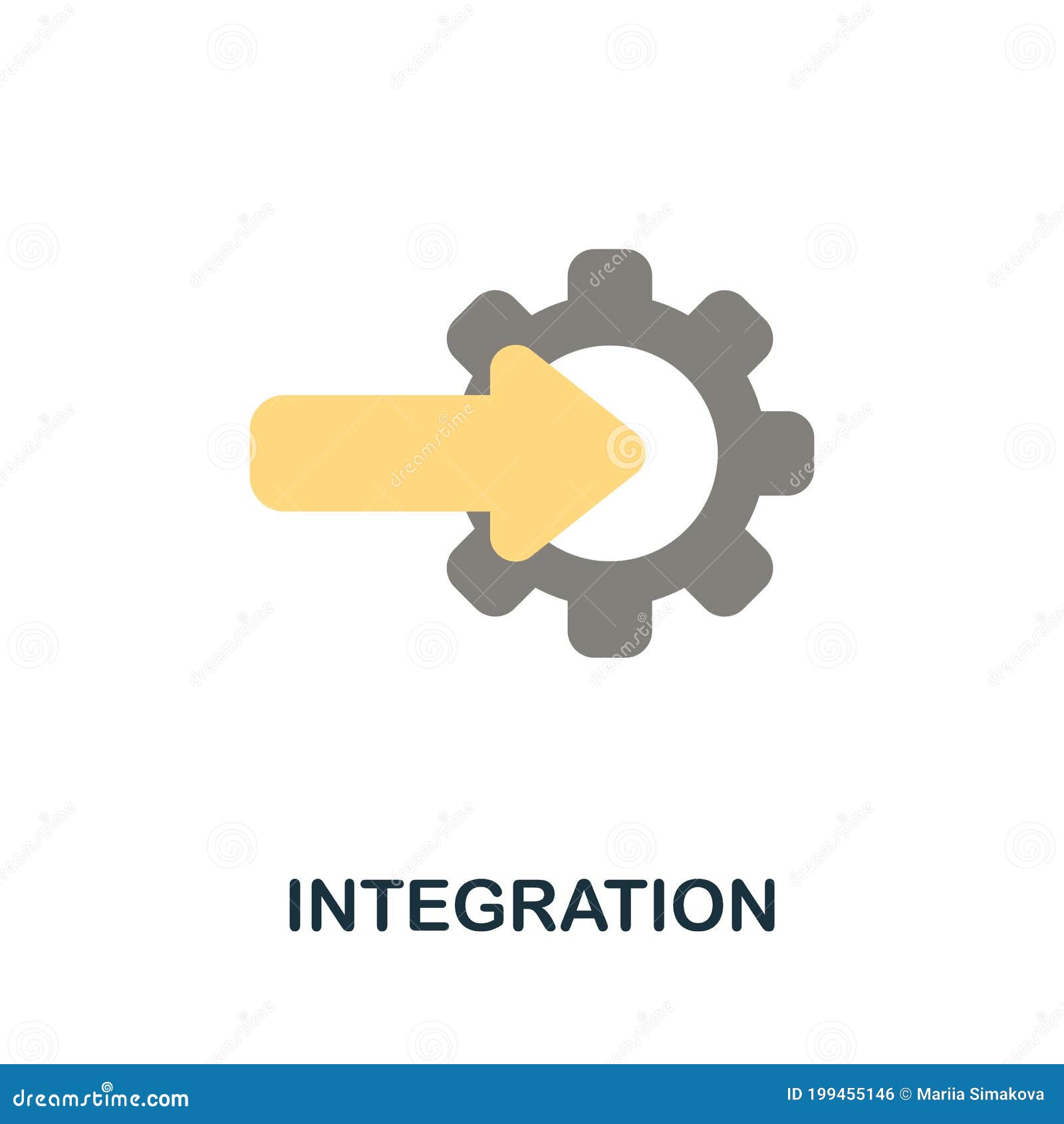 Integration Icon. Simple Element from Business Growth Collection ...