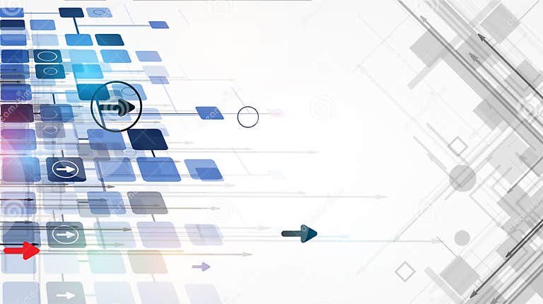 Integration and Innovation Technology Stock Vector - Illustration of ...