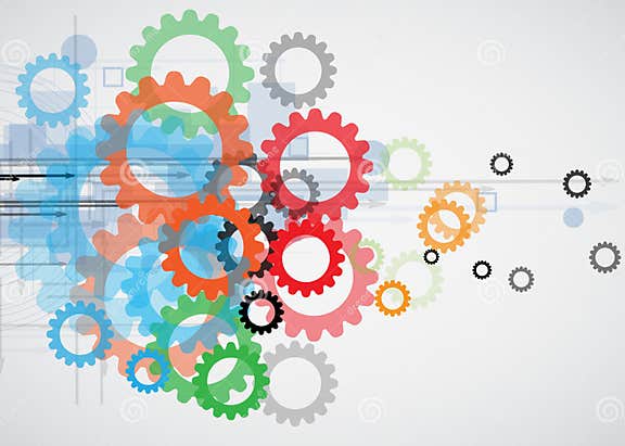 Integration and Innovation Technology Stock Vector - Illustration of ...