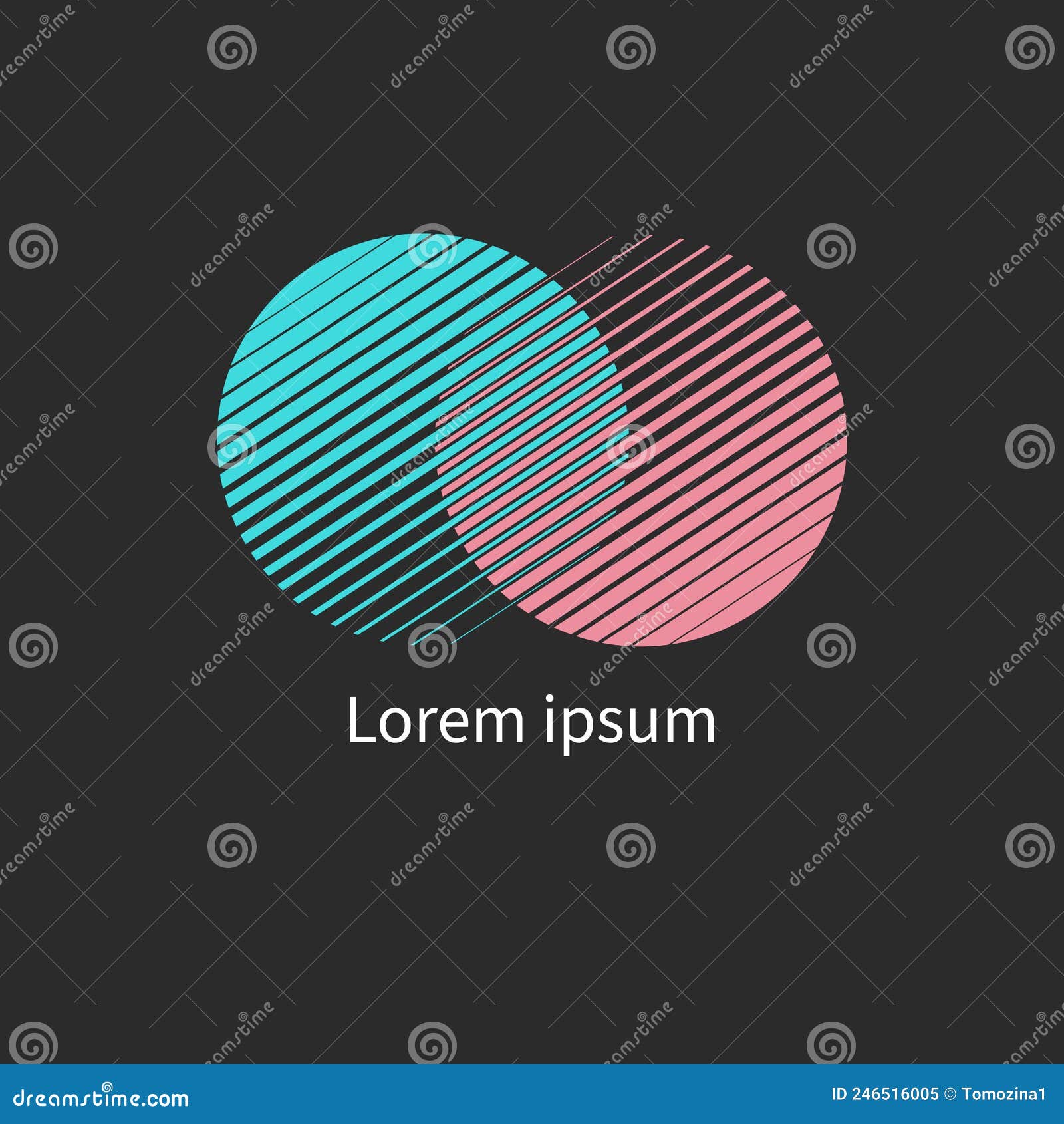 Integration, Interaction Sign Stock Vector - Illustration of logo ...