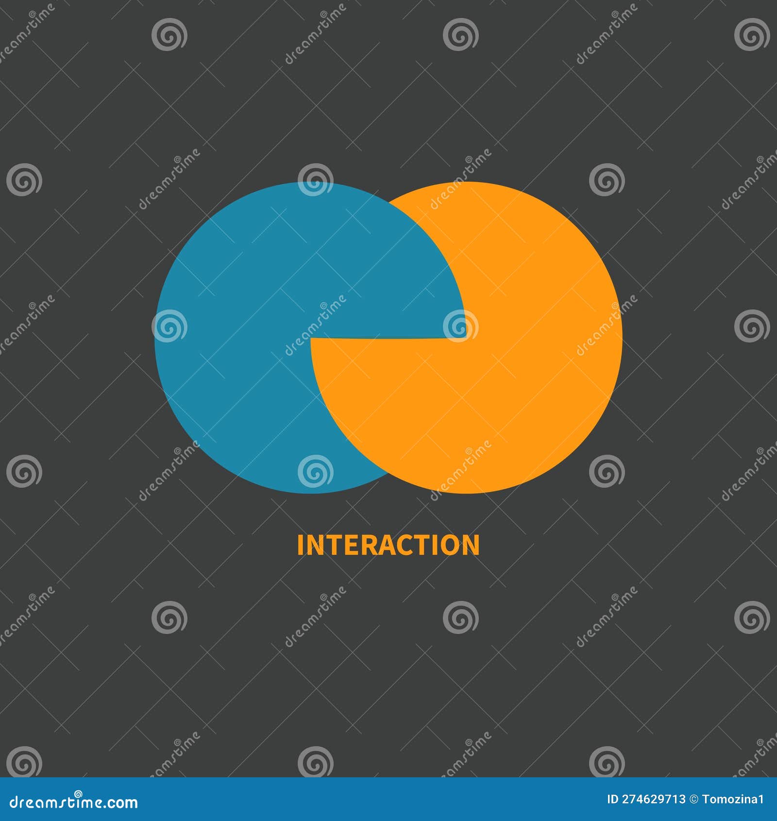 Integration, Interaction Sign Stock Vector - Illustration of logo ...