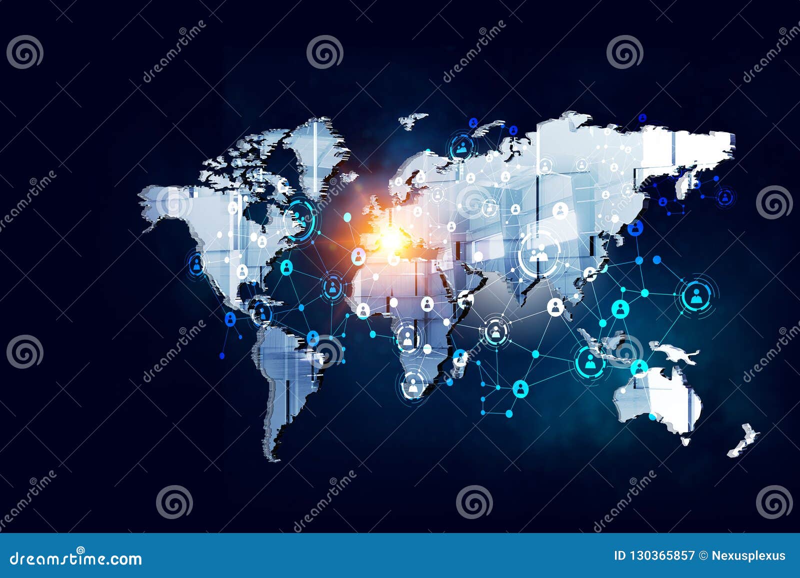 Integration of New Technologies Stock Image - Image of hightech ...