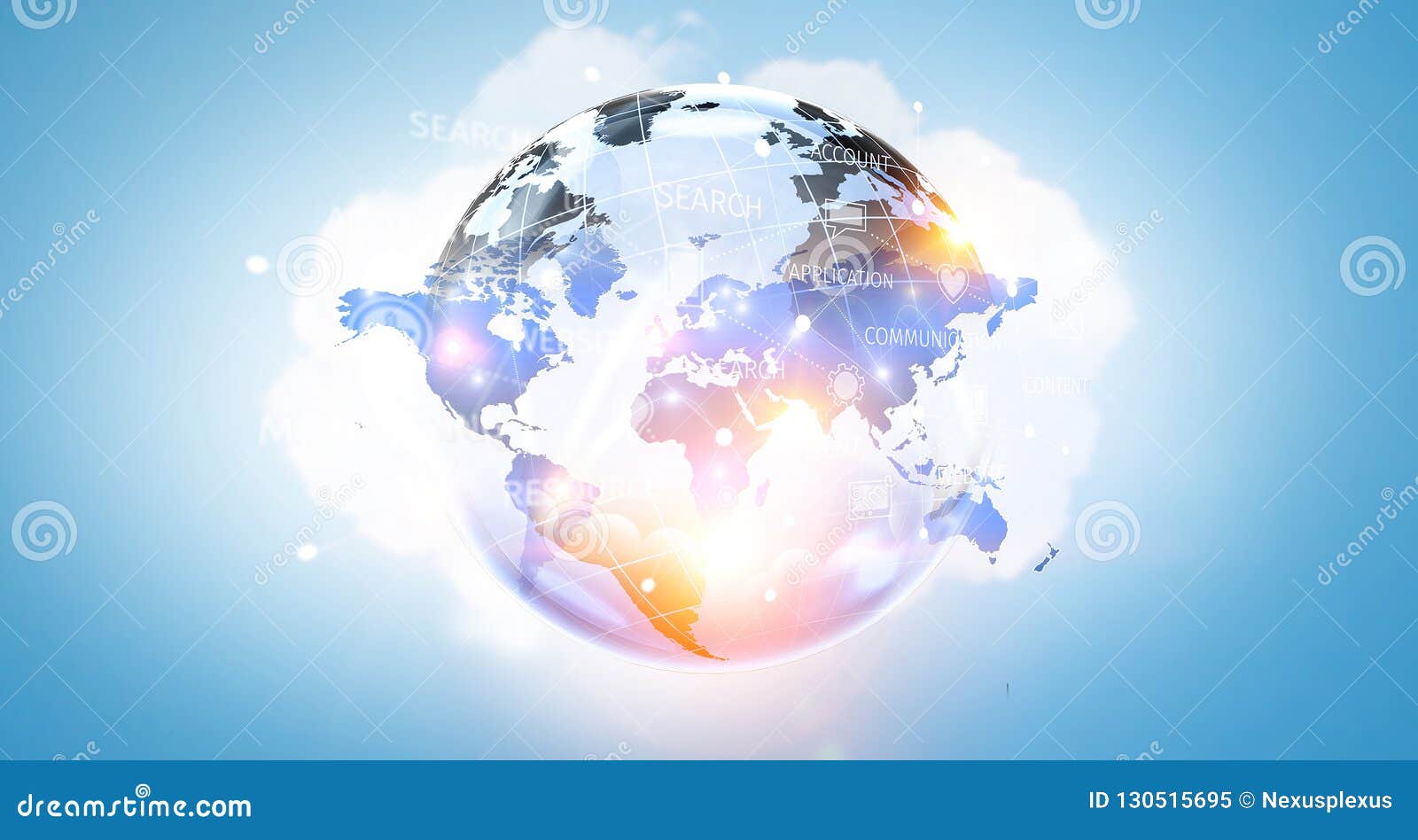 Integration of New Technologies Stock Image - Image of media, panel ...