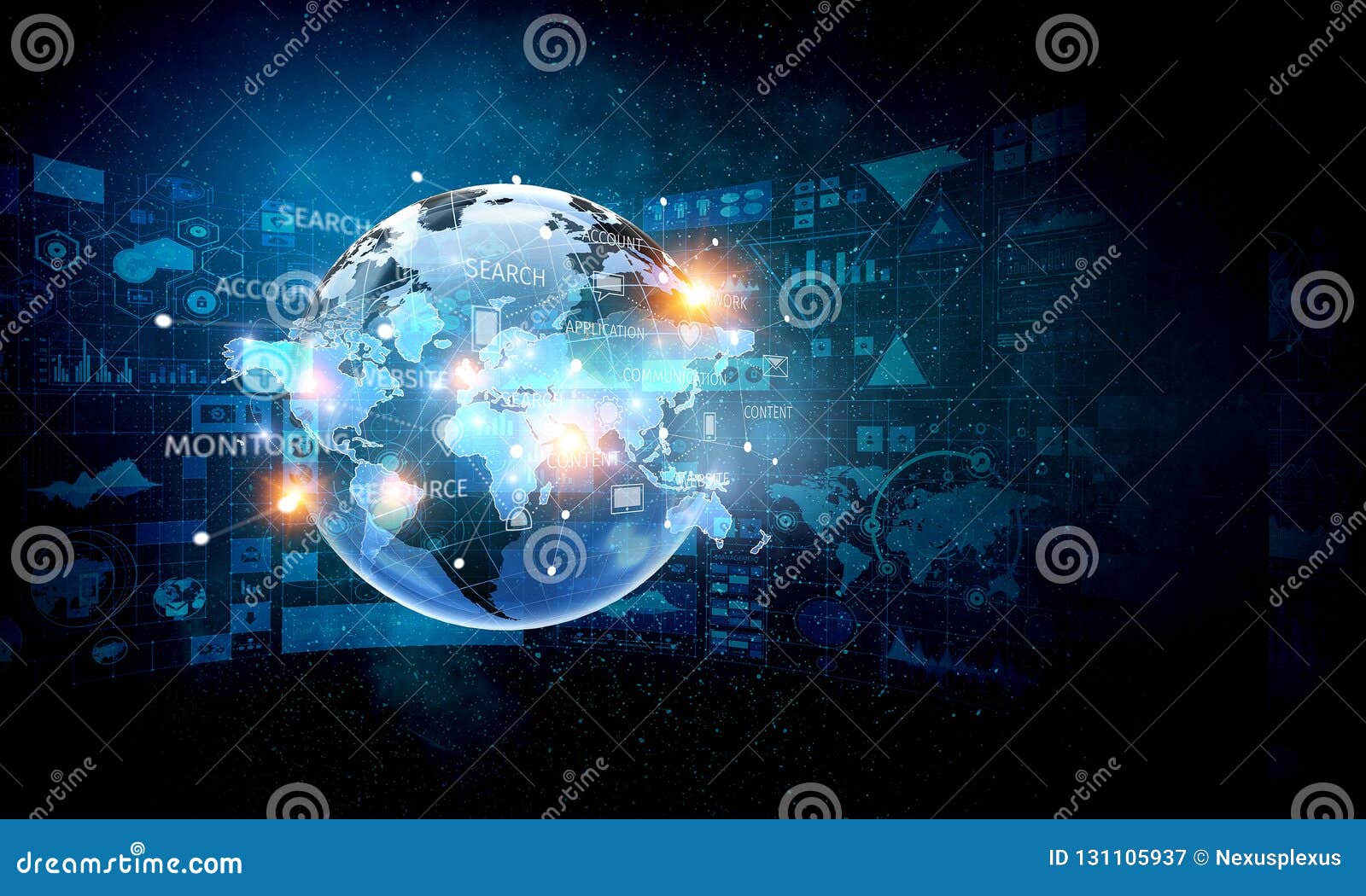 Integration of New Technologies Stock Illustration - Illustration of ...