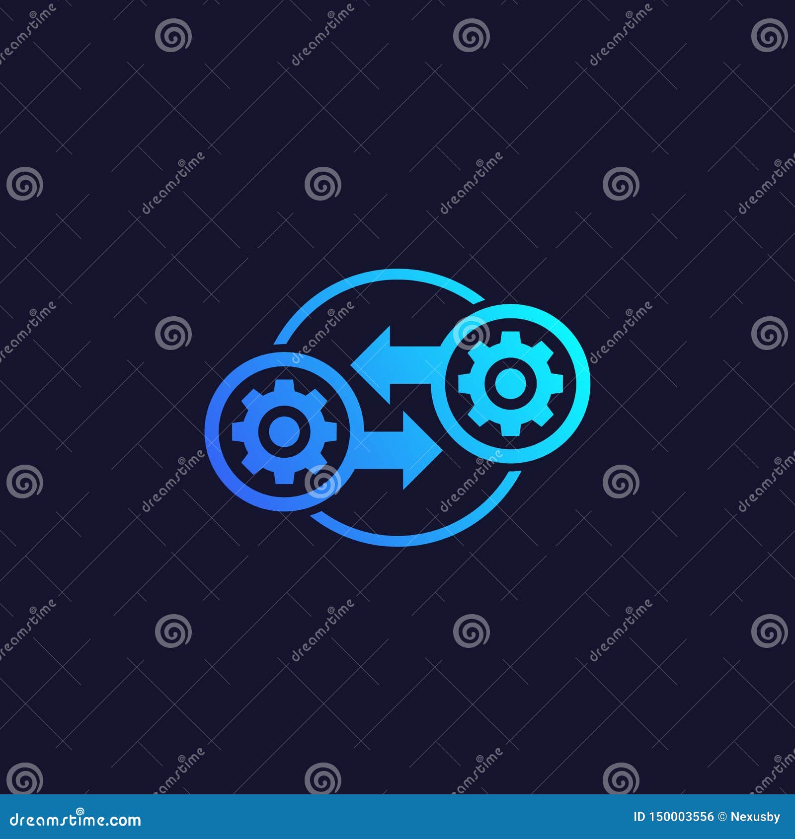 Integration, Optimization Vector Icon Stock Vector - Illustration of ... Integration, Optimization Vector Icon Stock Vector - Illustration of ...