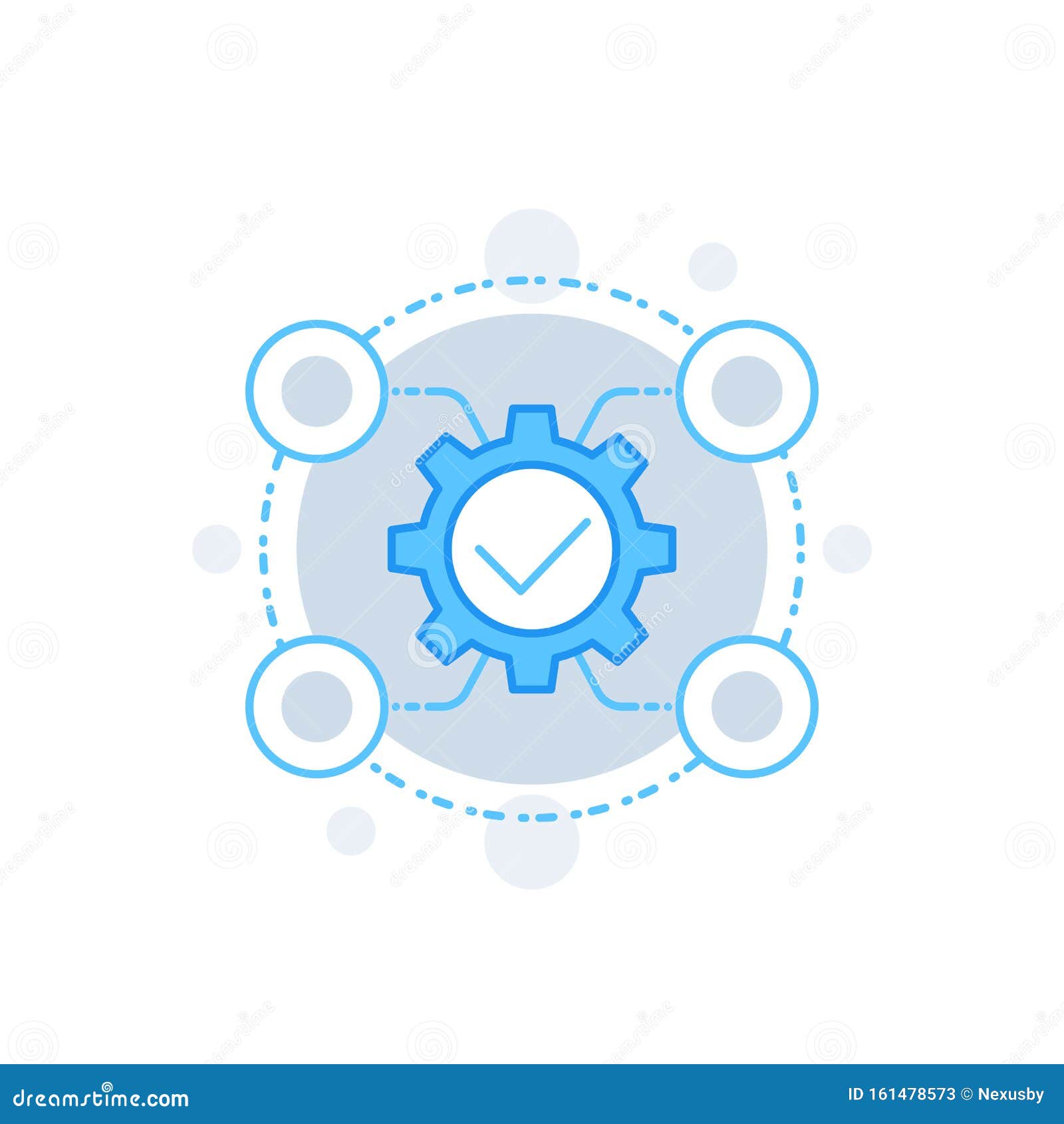 Integration Check Mark Sign Illustration | CartoonDealer.com #52795315