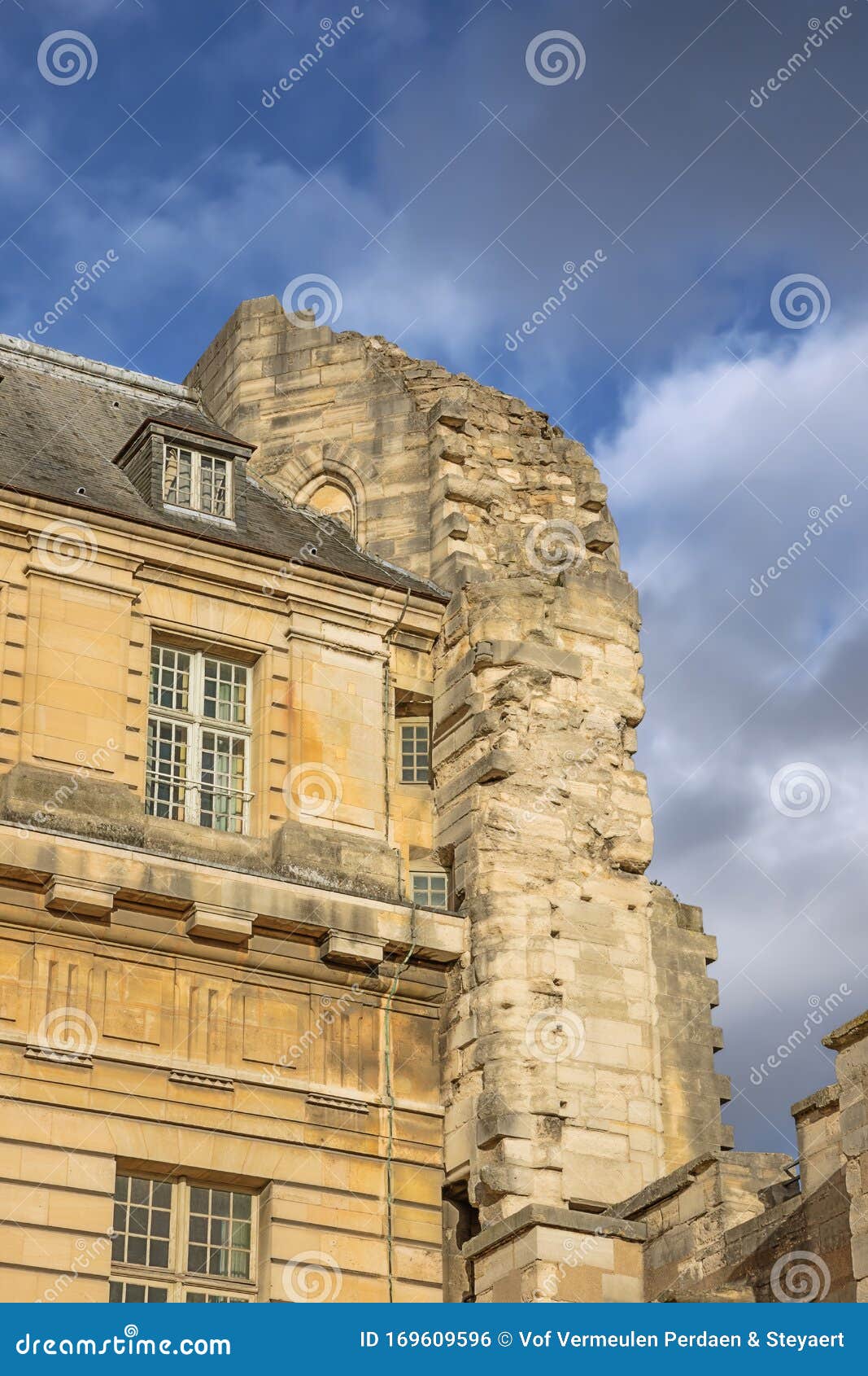 Integration of Recent Constructions in the Rampart Stock Photo - Image ...