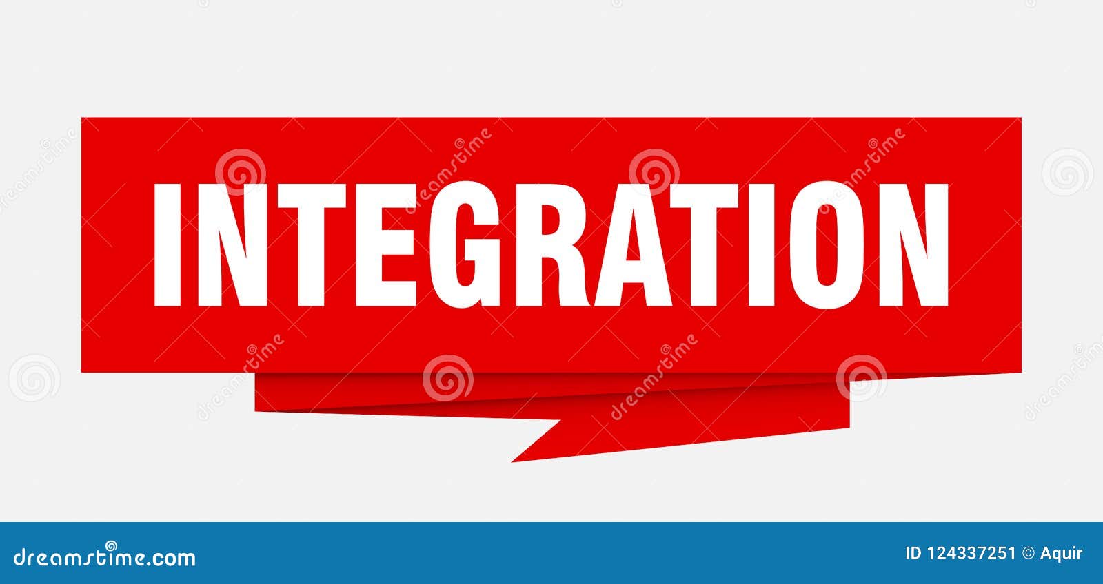 Integration stock vector. Illustration of insignia, integration - 124337251