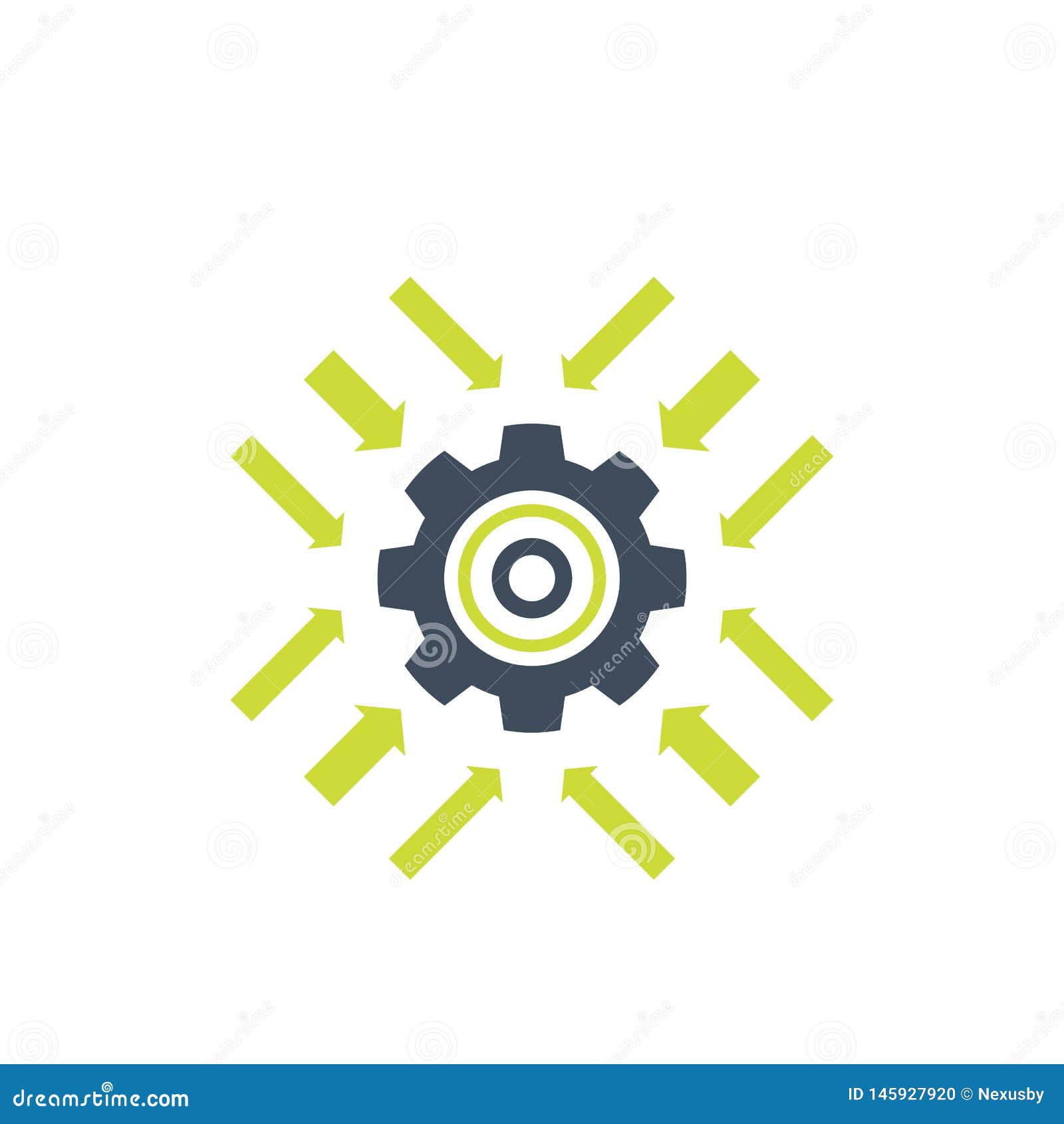 Integration System, Technology Icon Stock Vector - Illustration of ...