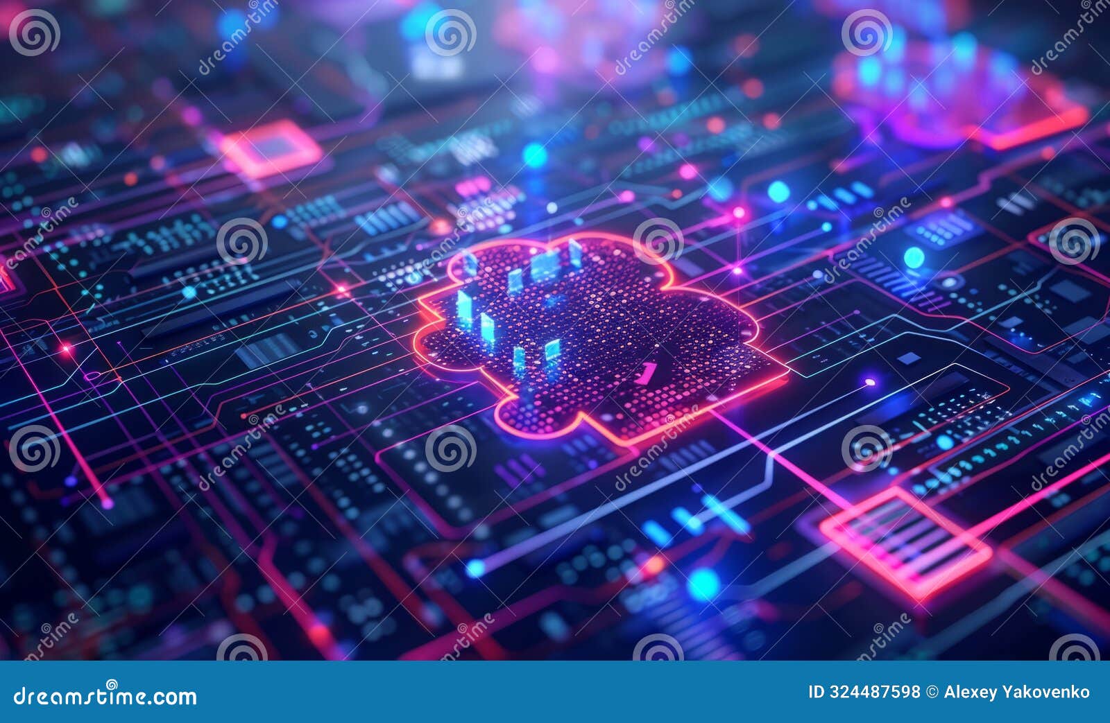 Integration of Systems between Applications and Platforms Stock Photo ...
